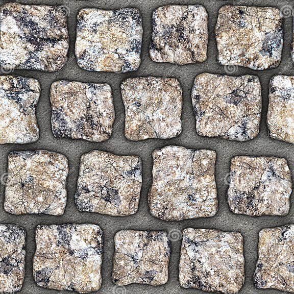 S109 Seamless Texture - Cobblestone Pavers Stock Image - Image of rough, stone: 106745547
