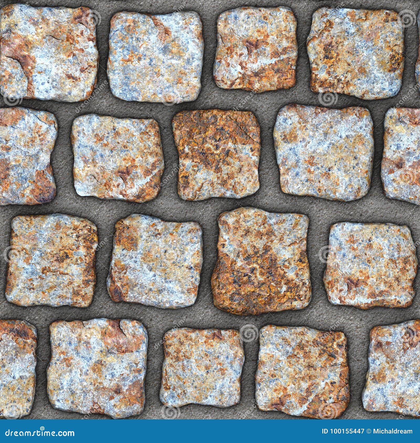 Seamless Red Cobblestone Pavement Texture Royalty-Free Stock Photo ...