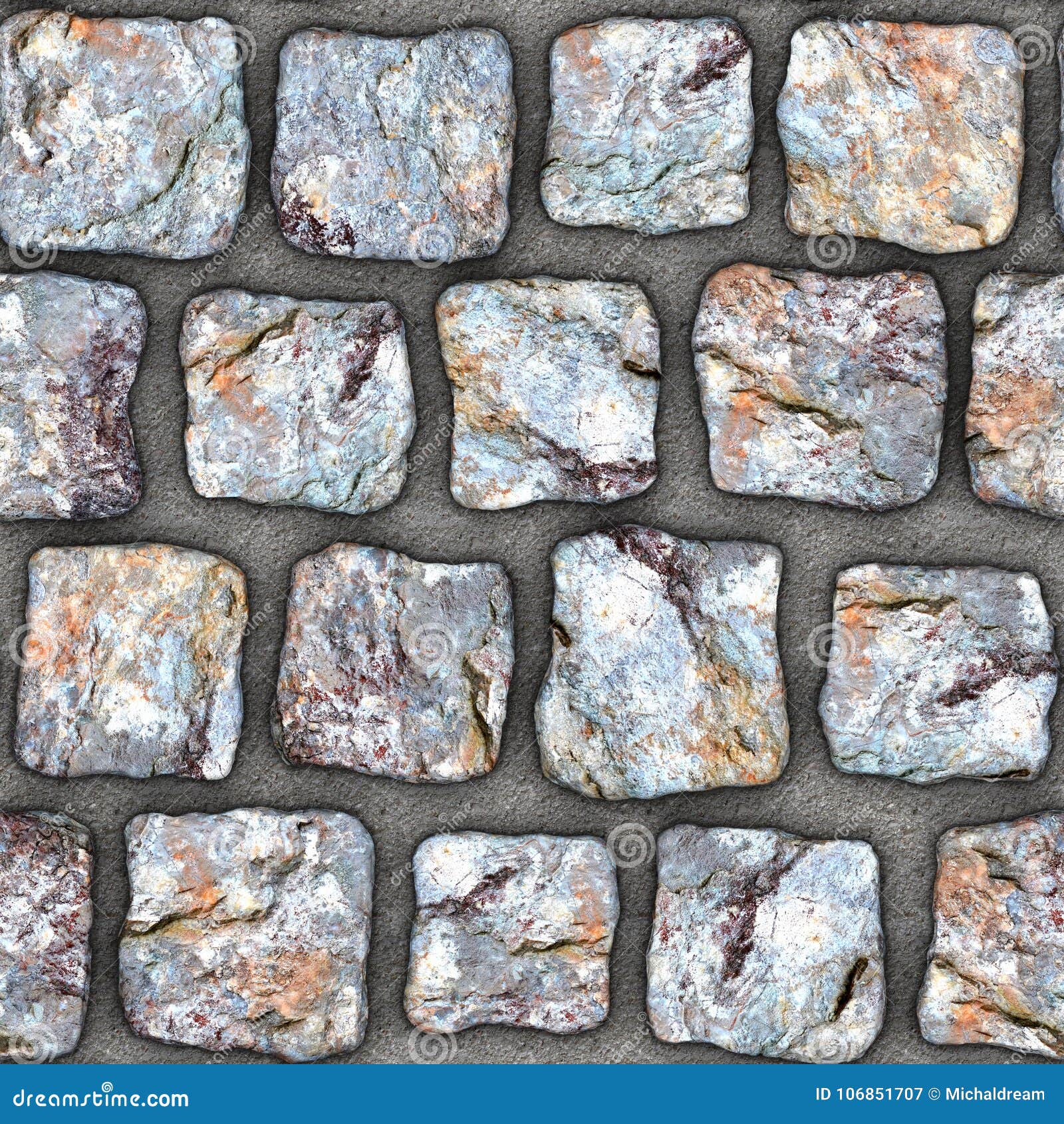 S120 Seamless Texture - Cobblestone Pavers Stock Illustration ...