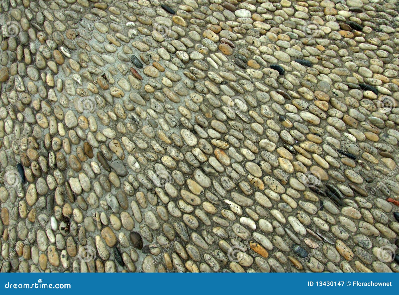 Cobblestone path stock image. Image of rock, stones, random - 13430147