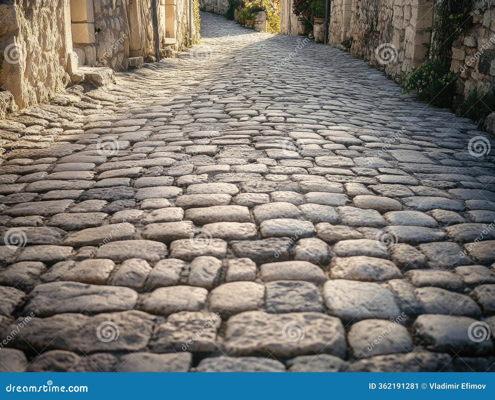 Cobblestone Pathway stock image. Image of urban, curve - 362191281