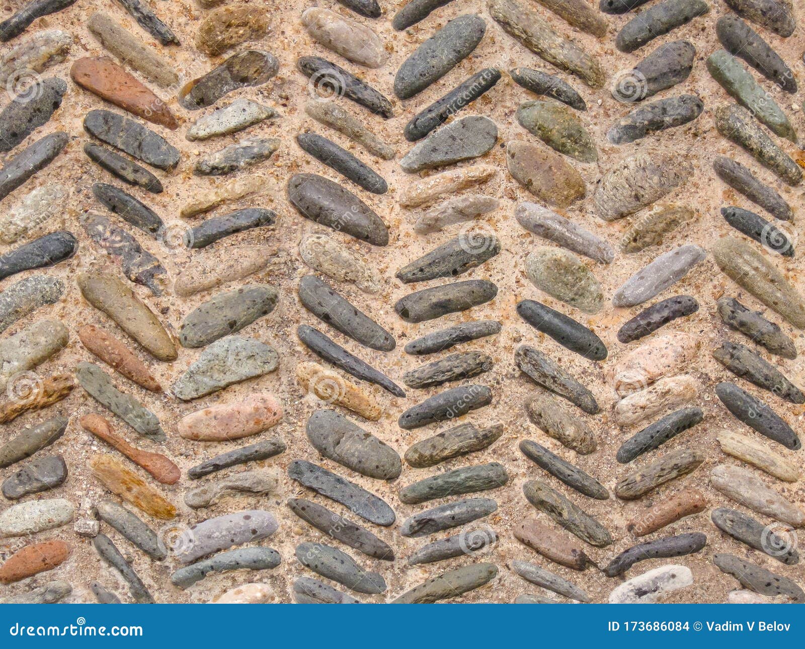 Cobblestone pattern stock photo. Image of pavement, surface - 173686084