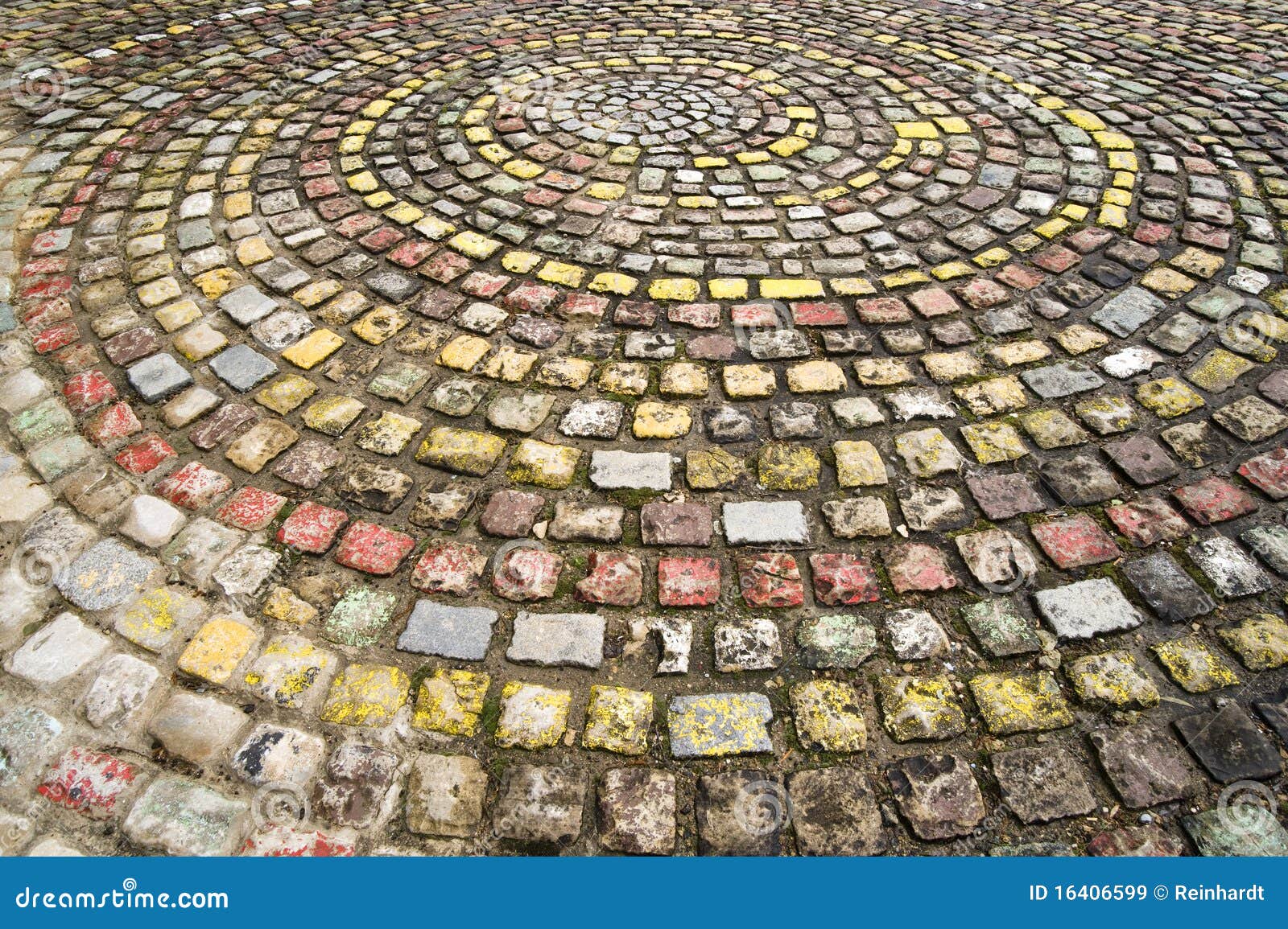 Cobblestone pavement stock image. Image of cobblestones - 16406599