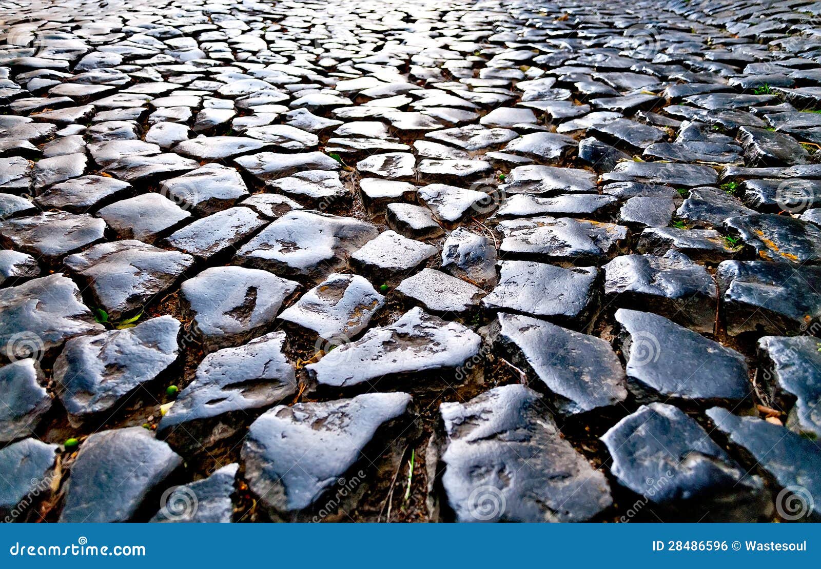 Cobblestone pavement stock photo. Image of light, europe - 28486596