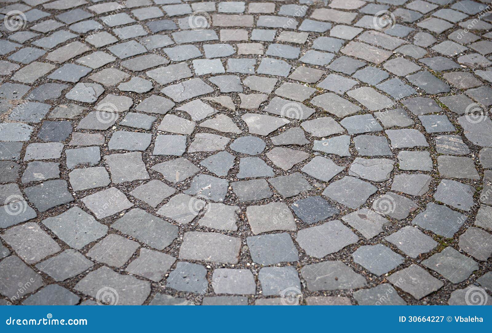 Cobblestone pavement stock image. Image of stone, paving - 30664227