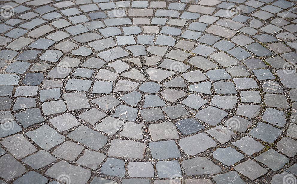 Cobblestone pavement stock image. Image of stone, paving - 30664227