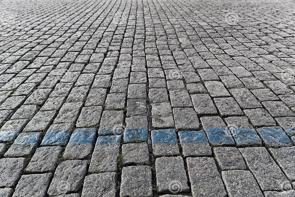 Cobblestone pavement stock photo. Image of road, street - 45346172