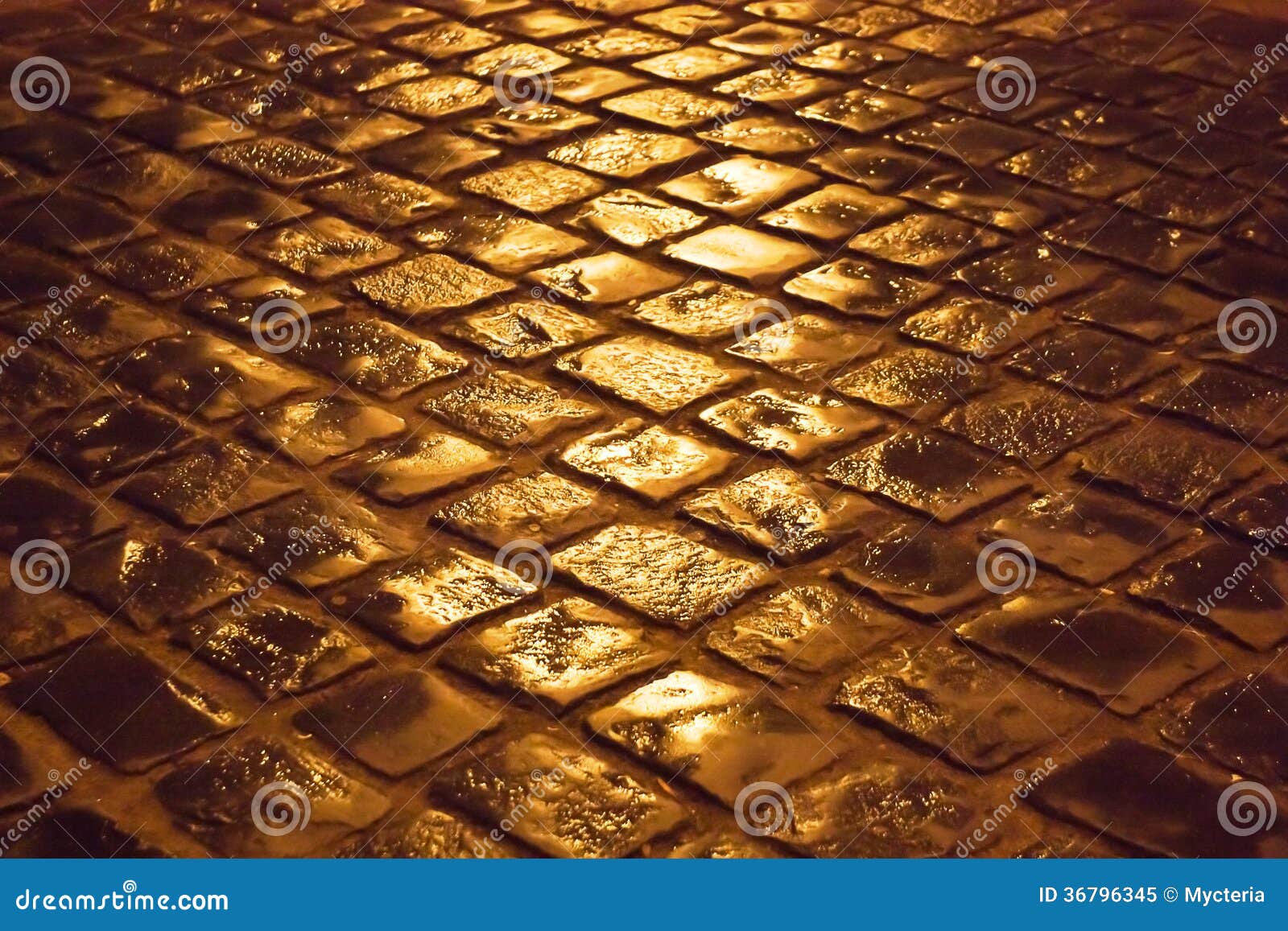 Cobblestone pavement stock image. Image of cobble, nostalgia - 36796345