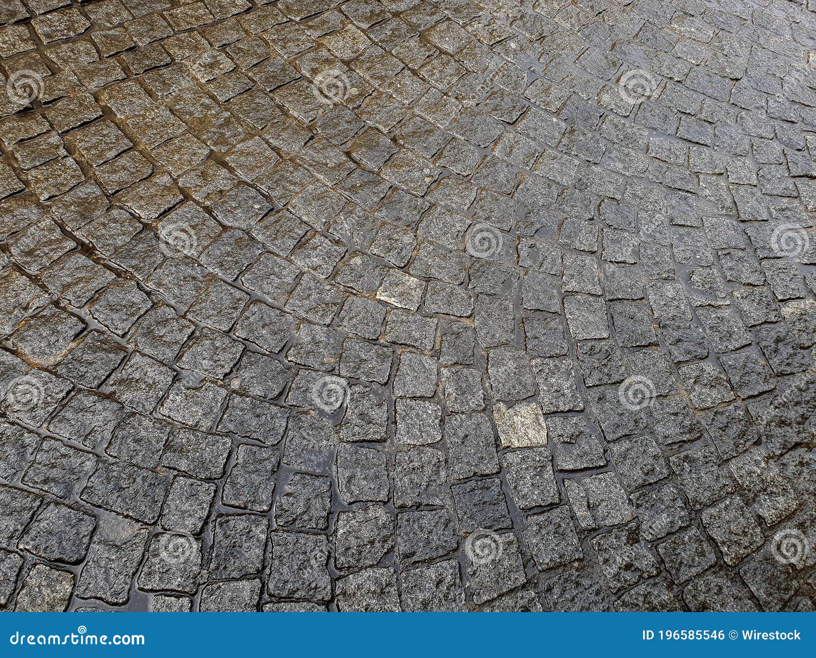 Cobblestone Pavement Road Texture Stock Photo - Image of exterior ...