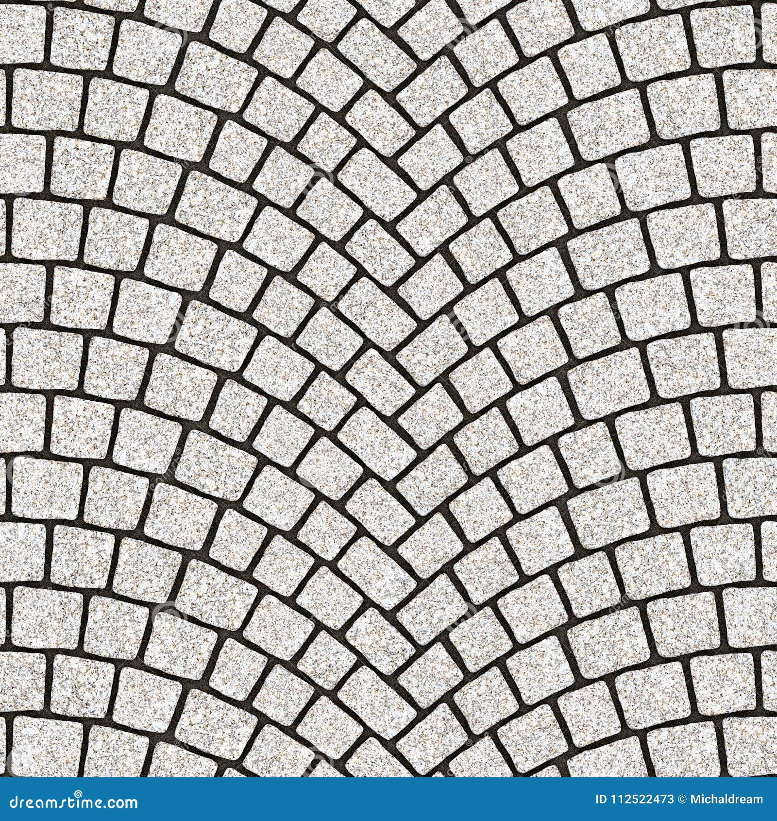Arched Cobblestone Pavement Texture 084 Stock Illustration ...