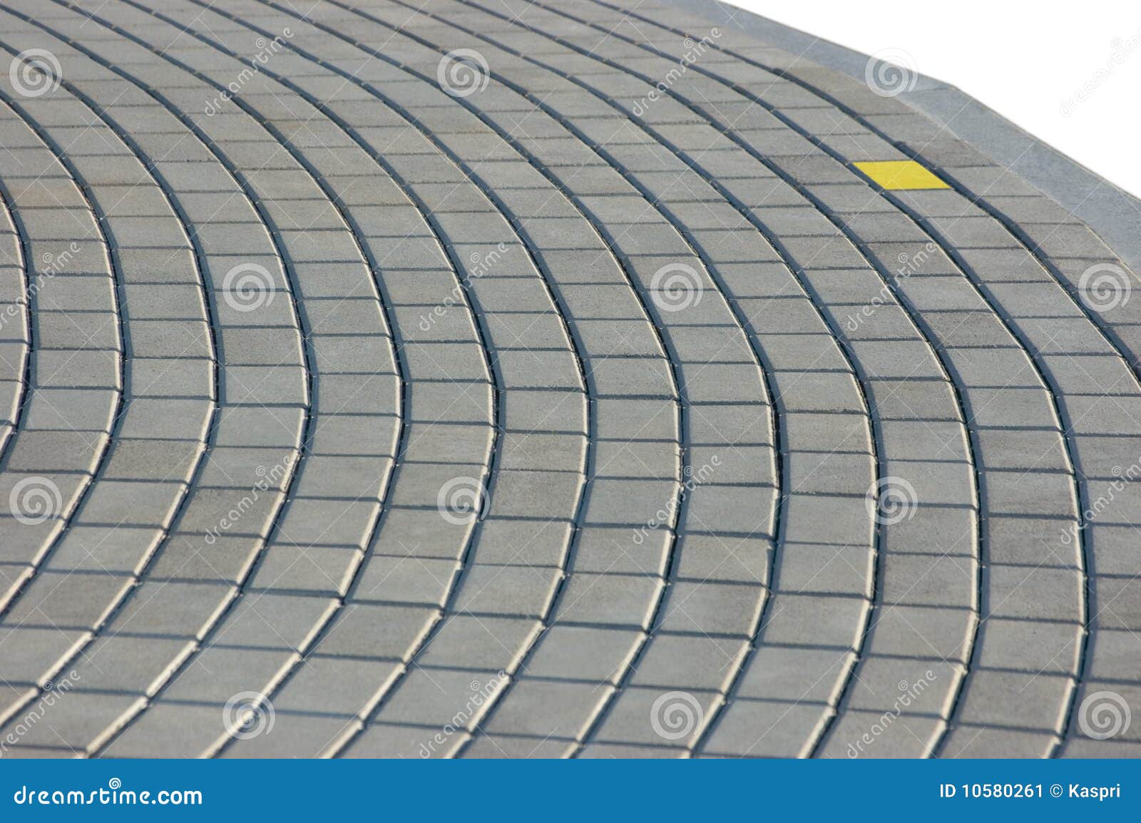 Cobblestone Pavement Texture with Yellow Brick Stock Image - Image of ...