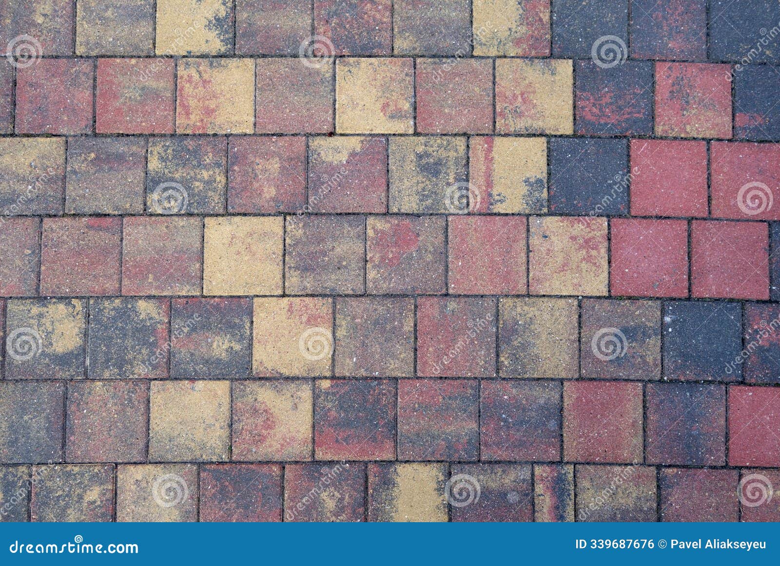 Cobblestone Pedestrian Pavement Pattern Stock Photo - Image of rough ...