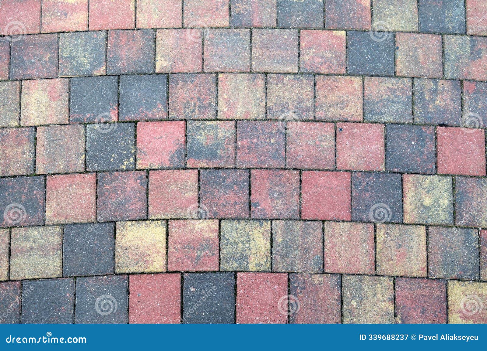 Cobblestone Pedestrian Pavement Pattern Stock Image - Image of surface ...