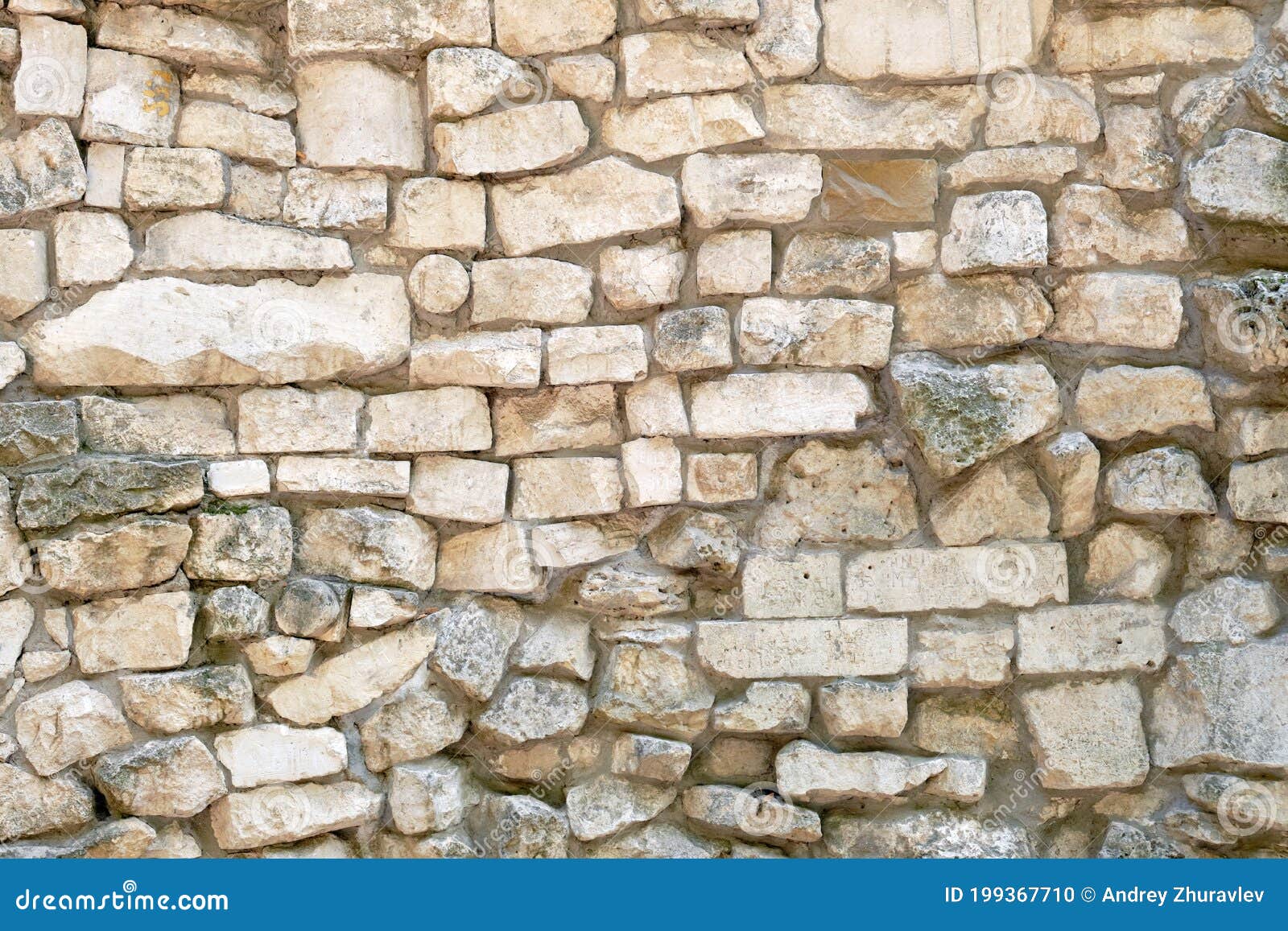 Cobblestone Retro Wall Texture, Masonry Background Of Large Stones ...