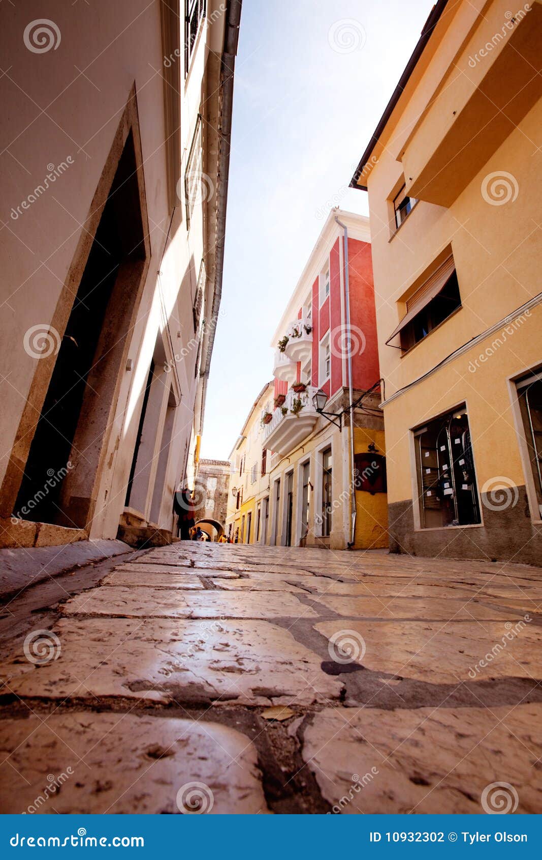 Cobblestone Road stock photo. Image of quaint, ages, path - 10932302