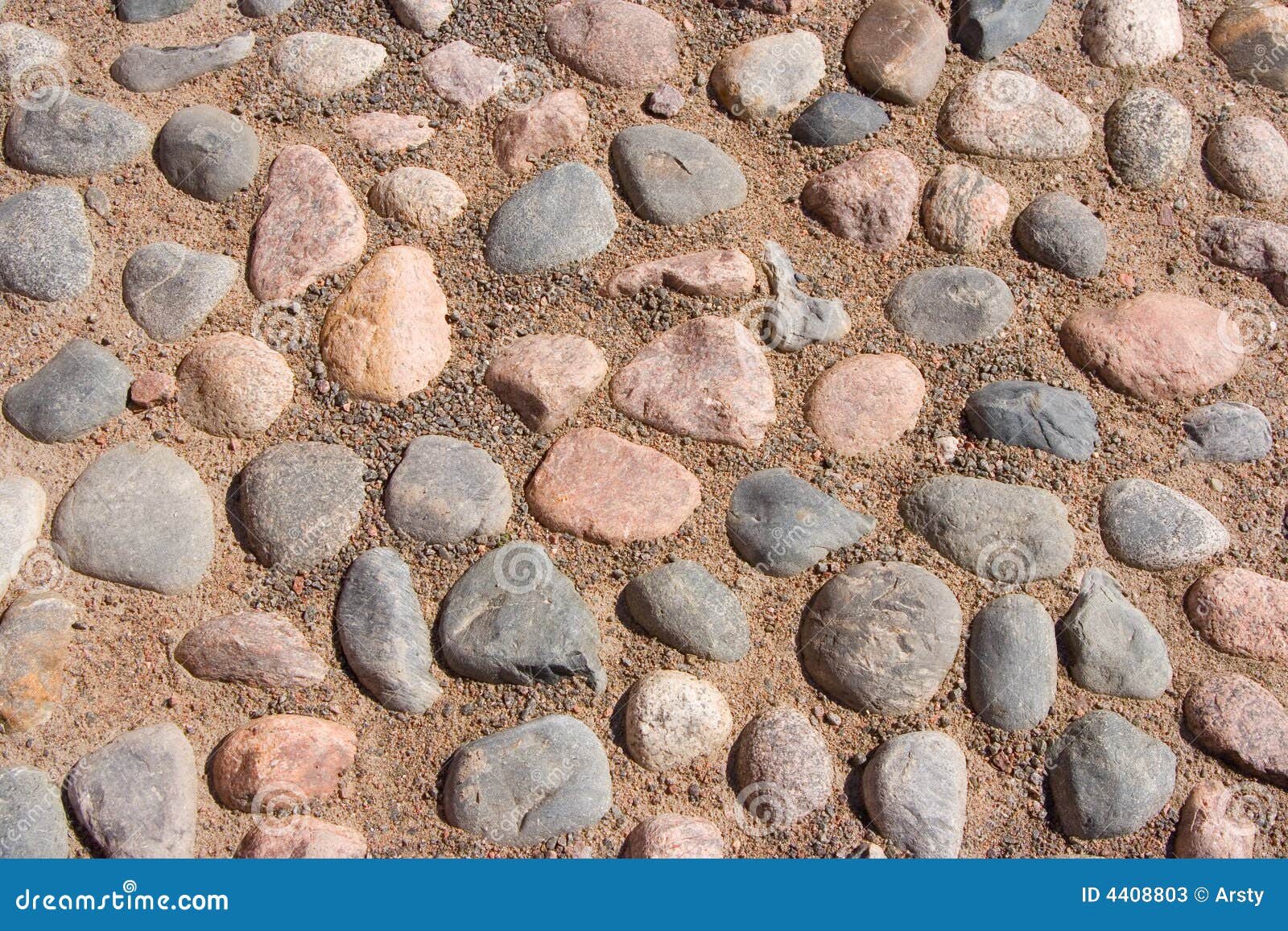 Cobblestone road stock image. Image of cobblestone, avenue - 4408803