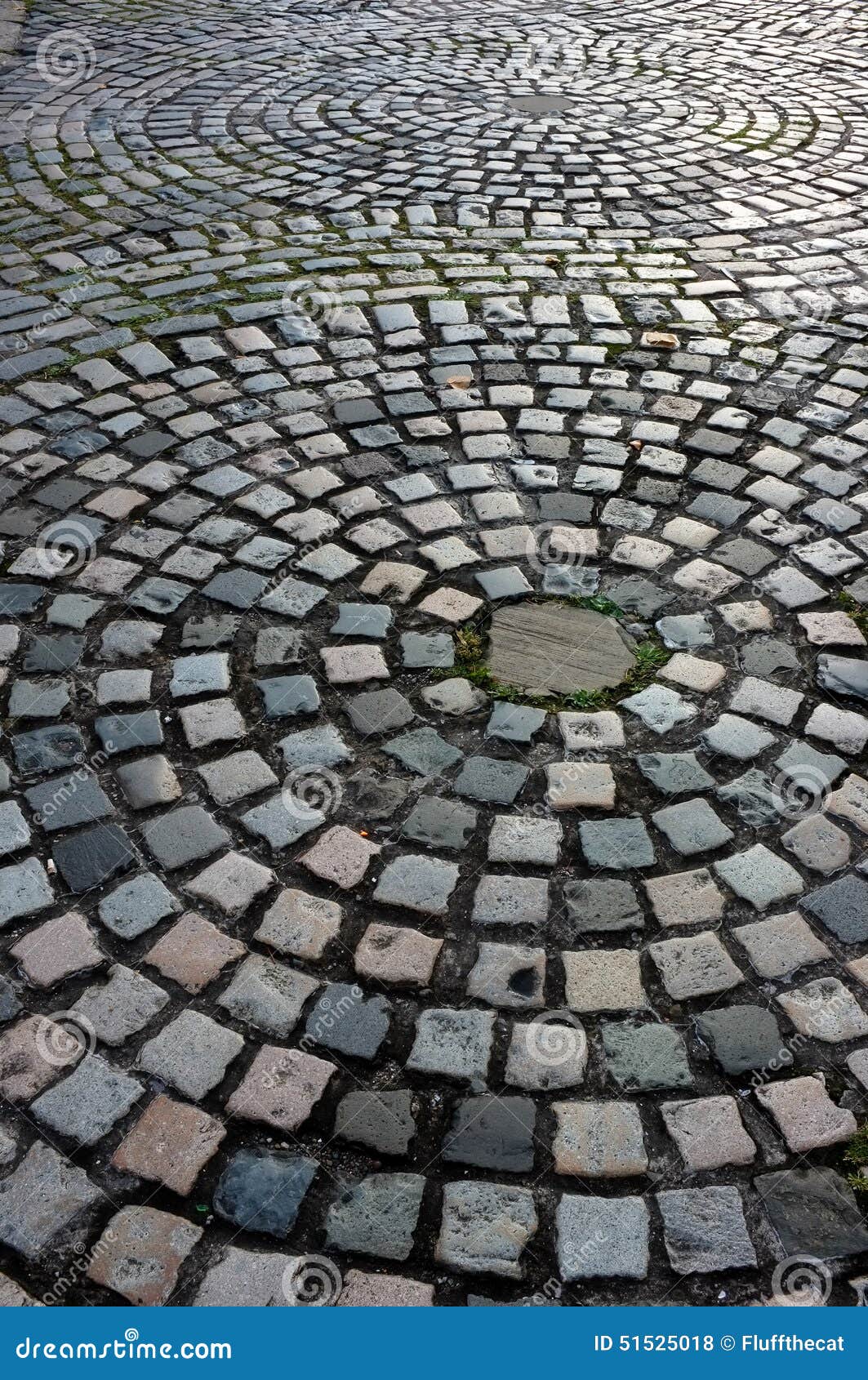 Cobblestone road stock photo. Image of pattern, material - 51525018