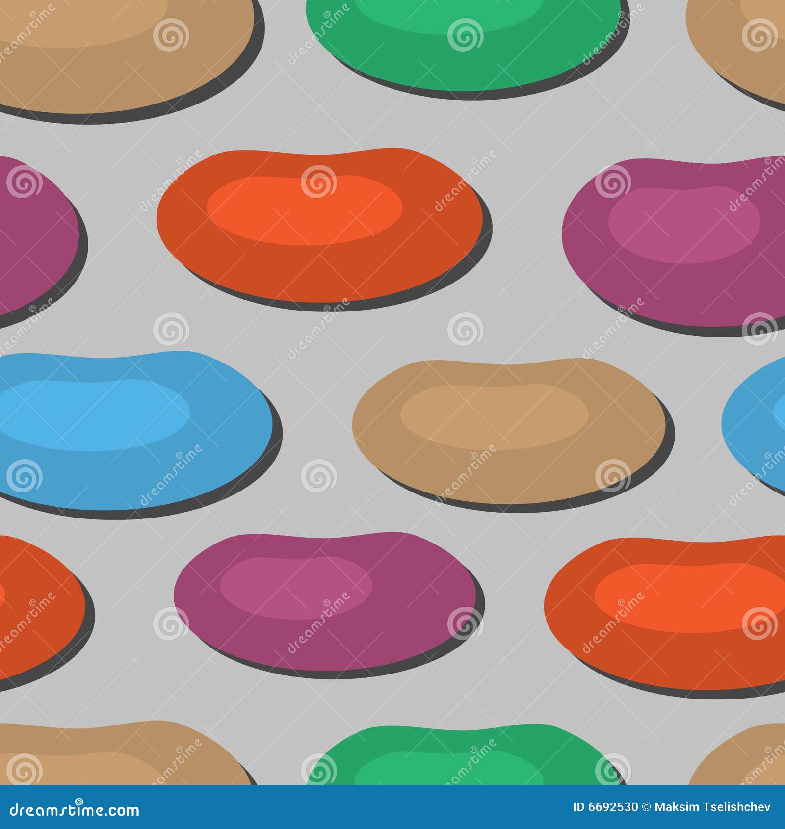 Cobblestone Seamless Background. Cartoon Vector | CartoonDealer.com ...