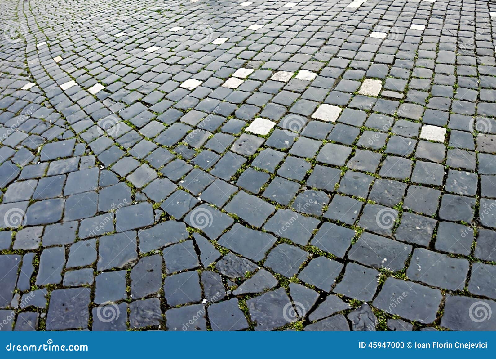Cobblestone Sidewalk Made of Cubic Stones 9 Stock Photo - Image of ...