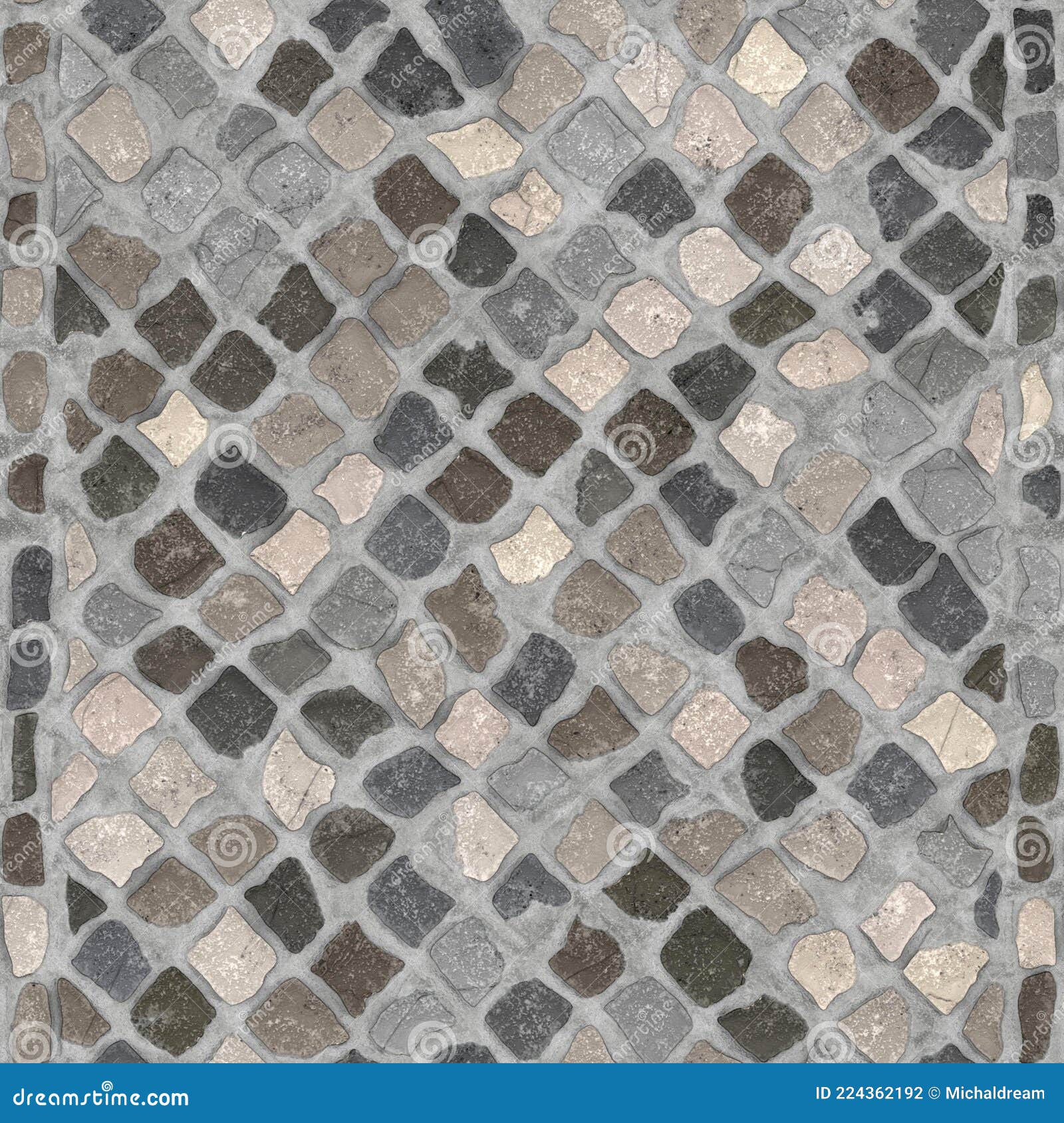 Tileable Cobblestone Texture Pattern Royalty-Free Stock Photography ...