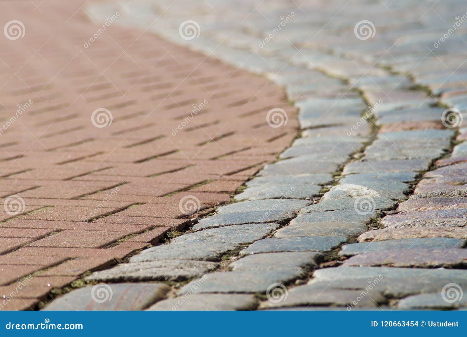 Cobblestone and Stone Blocks Stock Photo - Image of rough, sidewalk ...