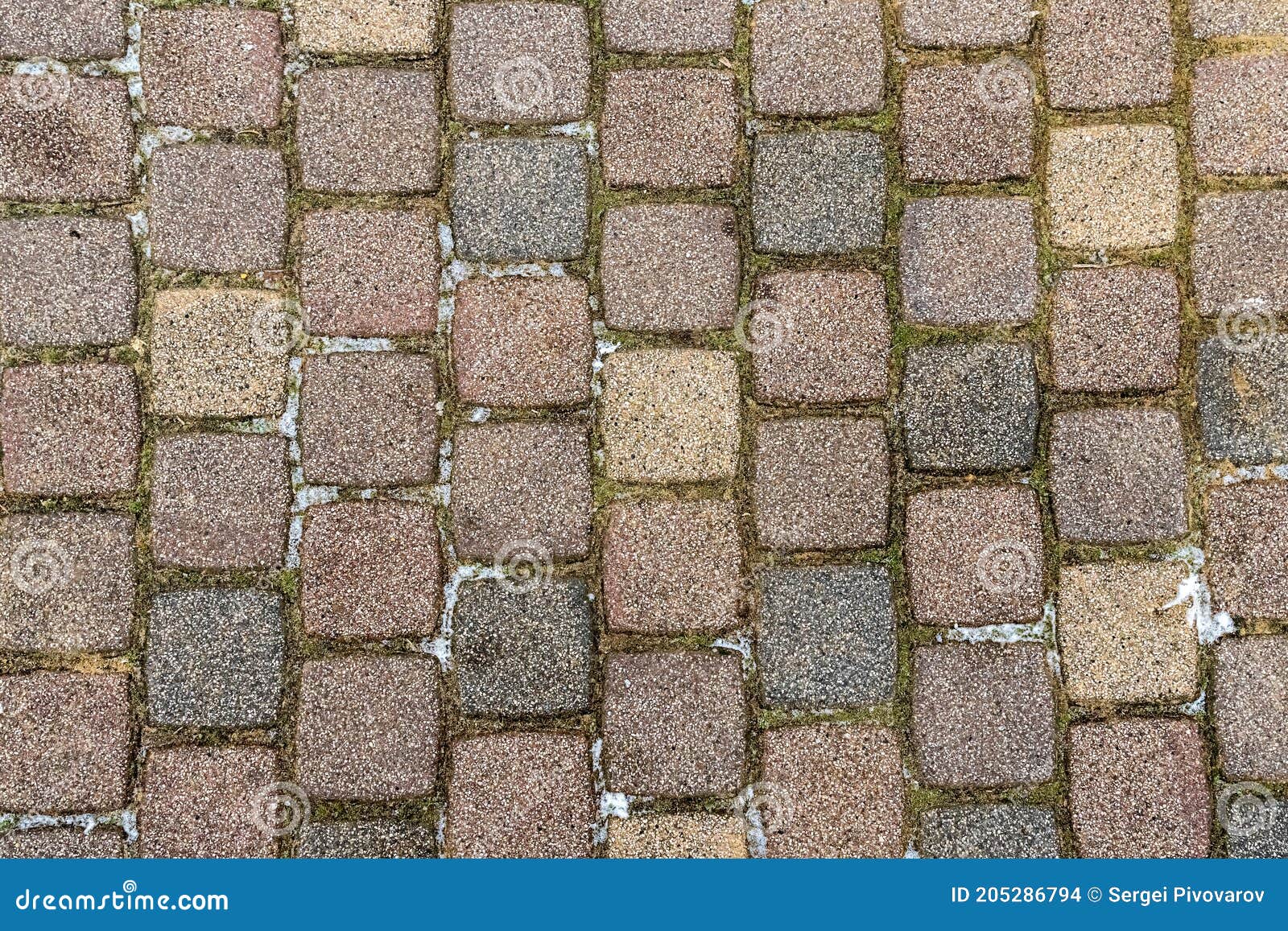 Cobblestone Stone Pattern Brown Old and Weathered Stock Photo - Image ...