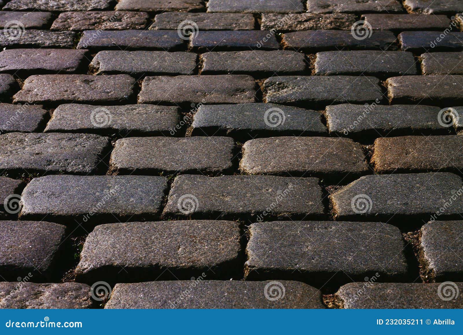 Multi-colored Paving Stones on the Road Stock Image - Image of paving ...