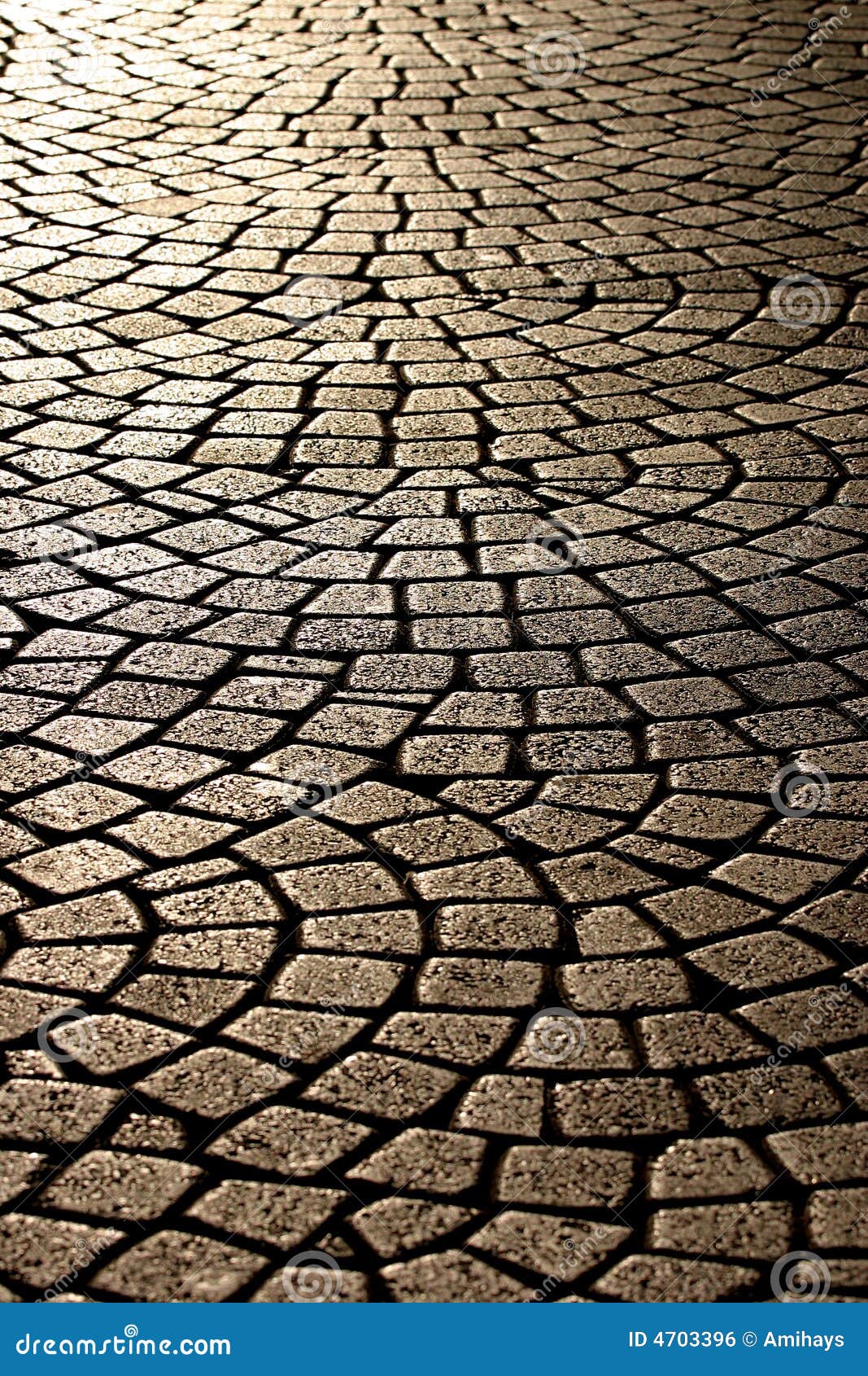Cobblestone street stock photo. Image of pattern, circles - 4703396