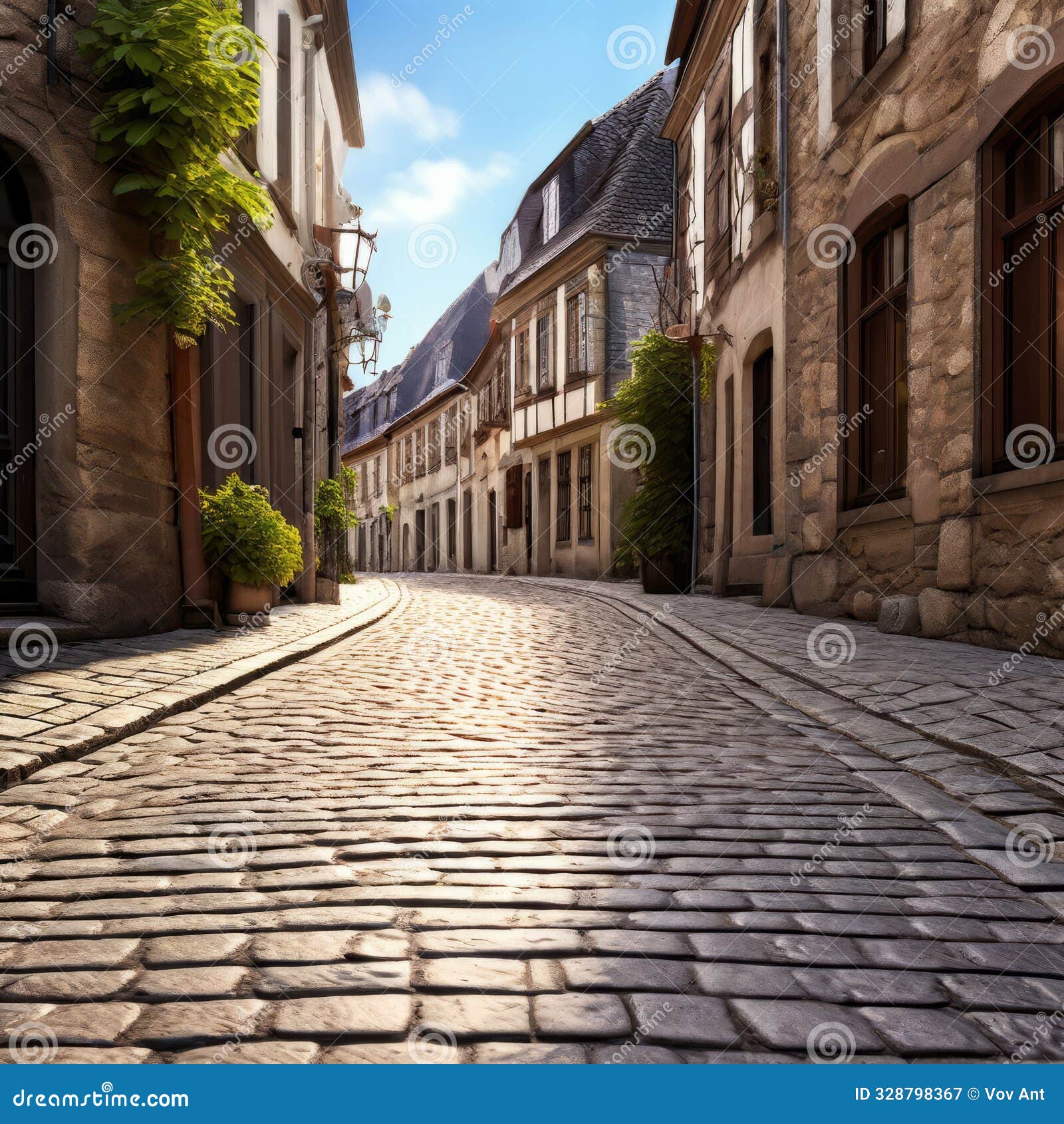 Surface Is Paved With Road Tiles Of Different Sizes As Texture Royalty ...