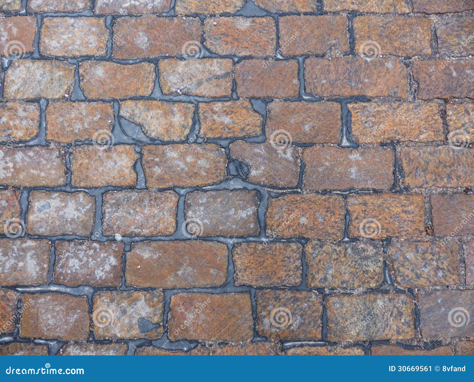 Cobblestone structure stock image. Image of pavement - 30669561