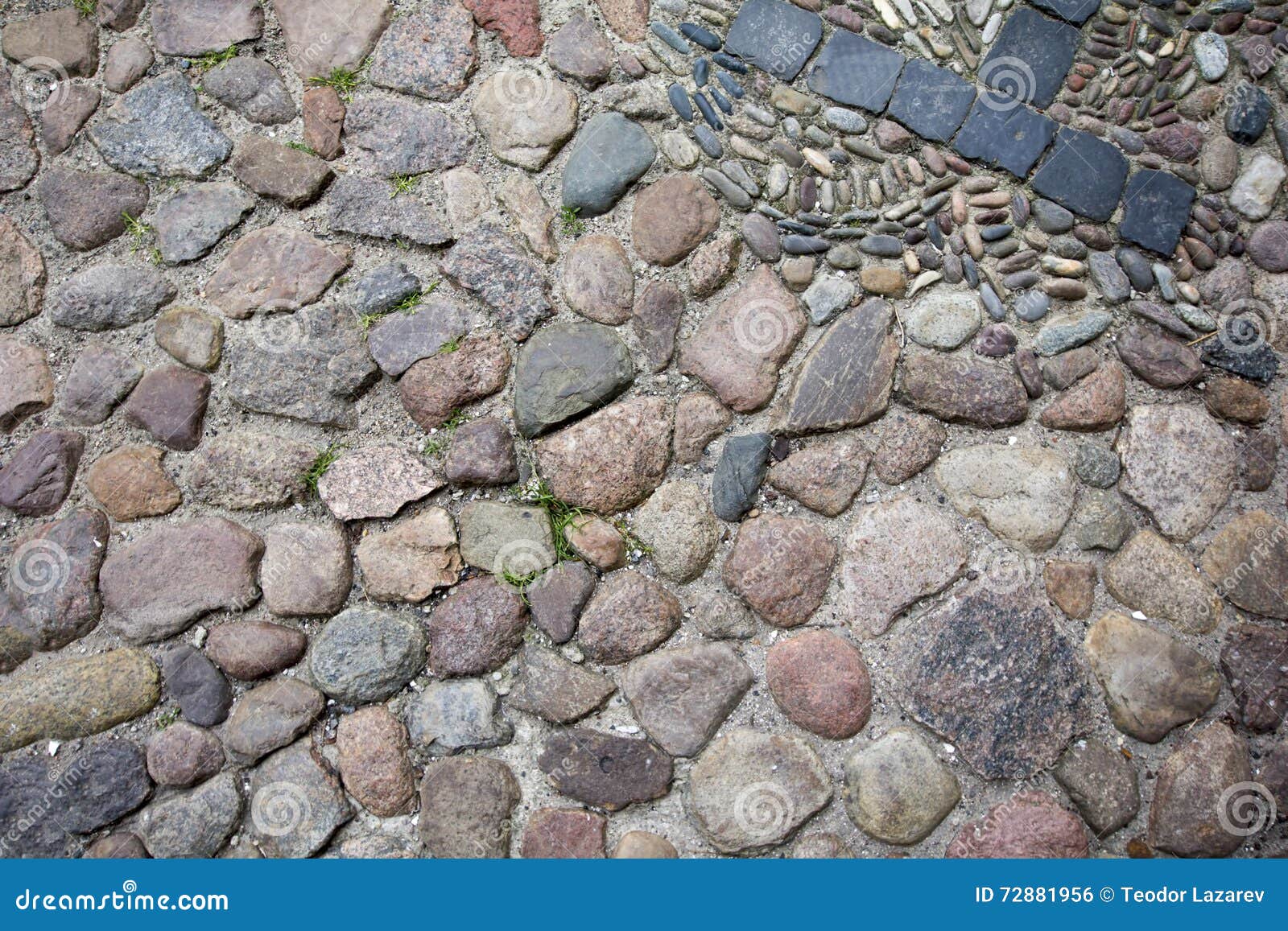 Cobblestone texture stock photo. Image of pattern, shapes - 72881956
