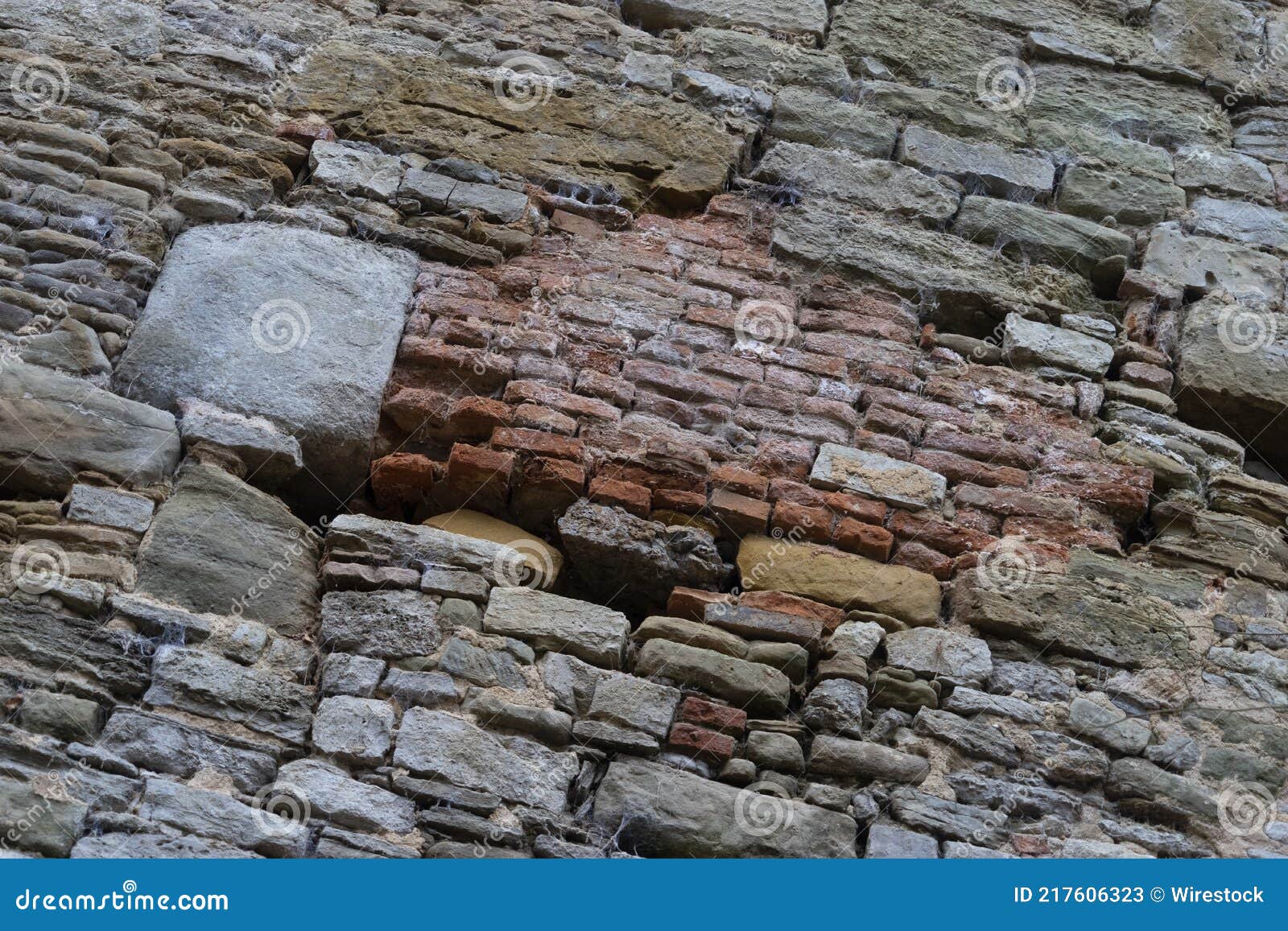 Cobblestone Wall Texture for Backgrounds Stock Image - Image of ...
