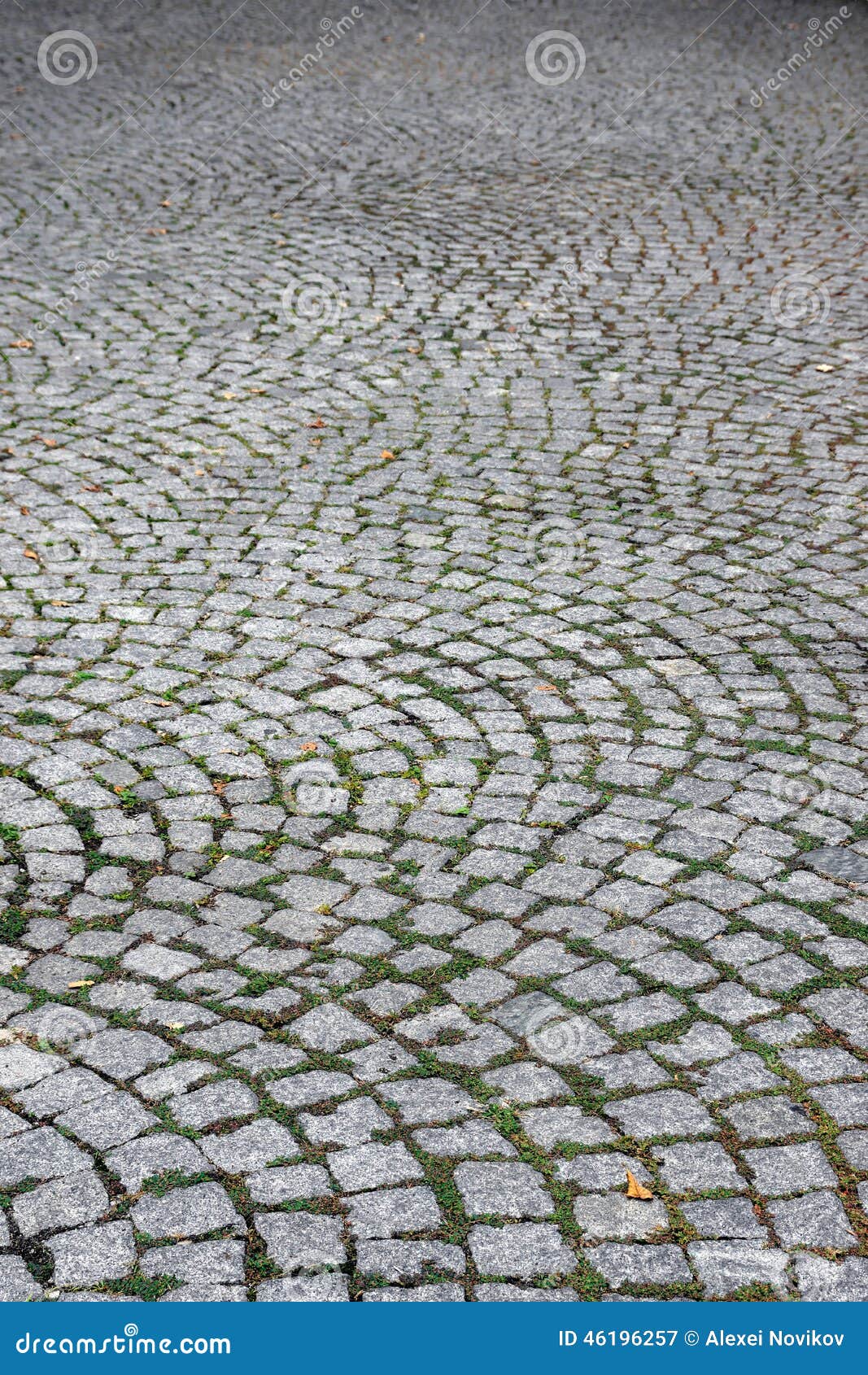 Cobblestone Way stock image. Image of horizon, pave, paving - 46196257