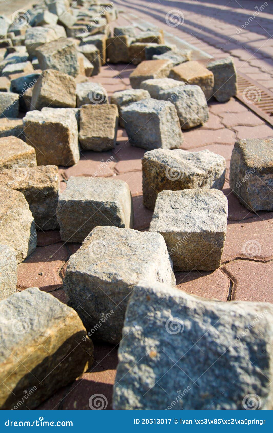 Cobblestones stock image. Image of cube, site, cobblestones - 20513017