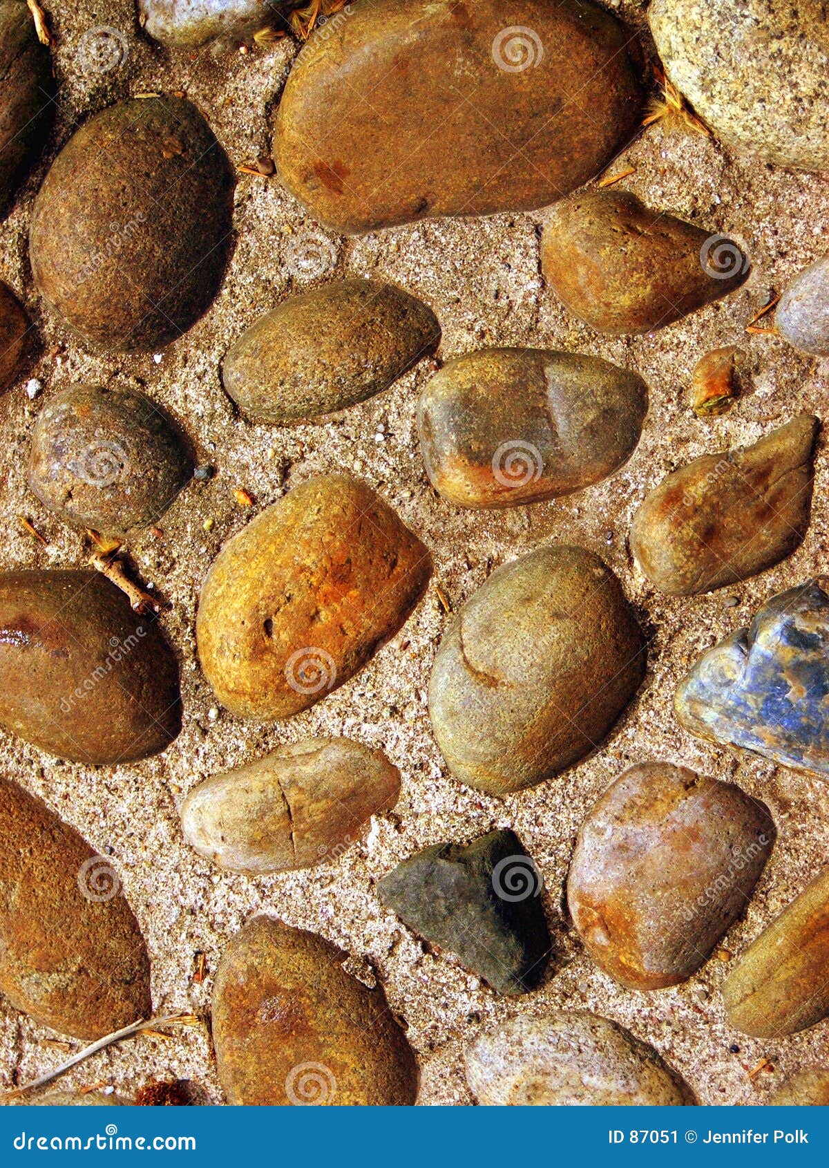 Cobblestones stock image. Image of ground, pavement, concrete - 87051