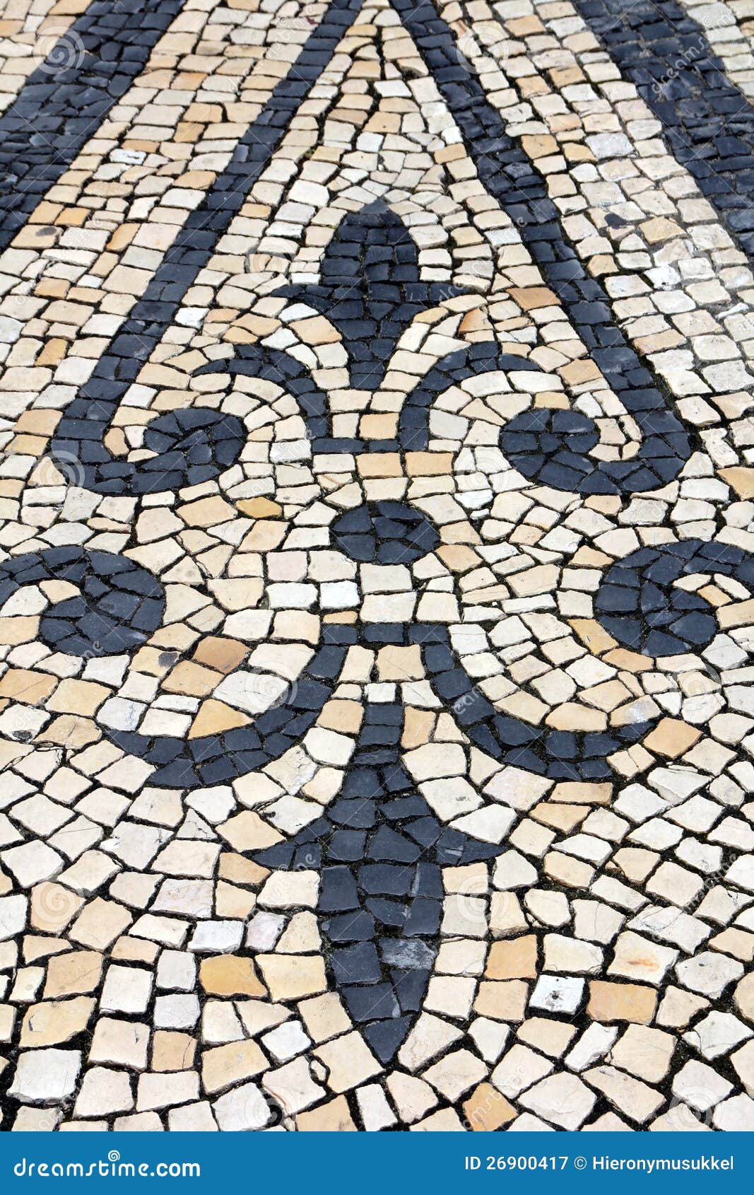 Cobblestones Floral Pattern Stock Image - Image of handicraft, cobbles ...