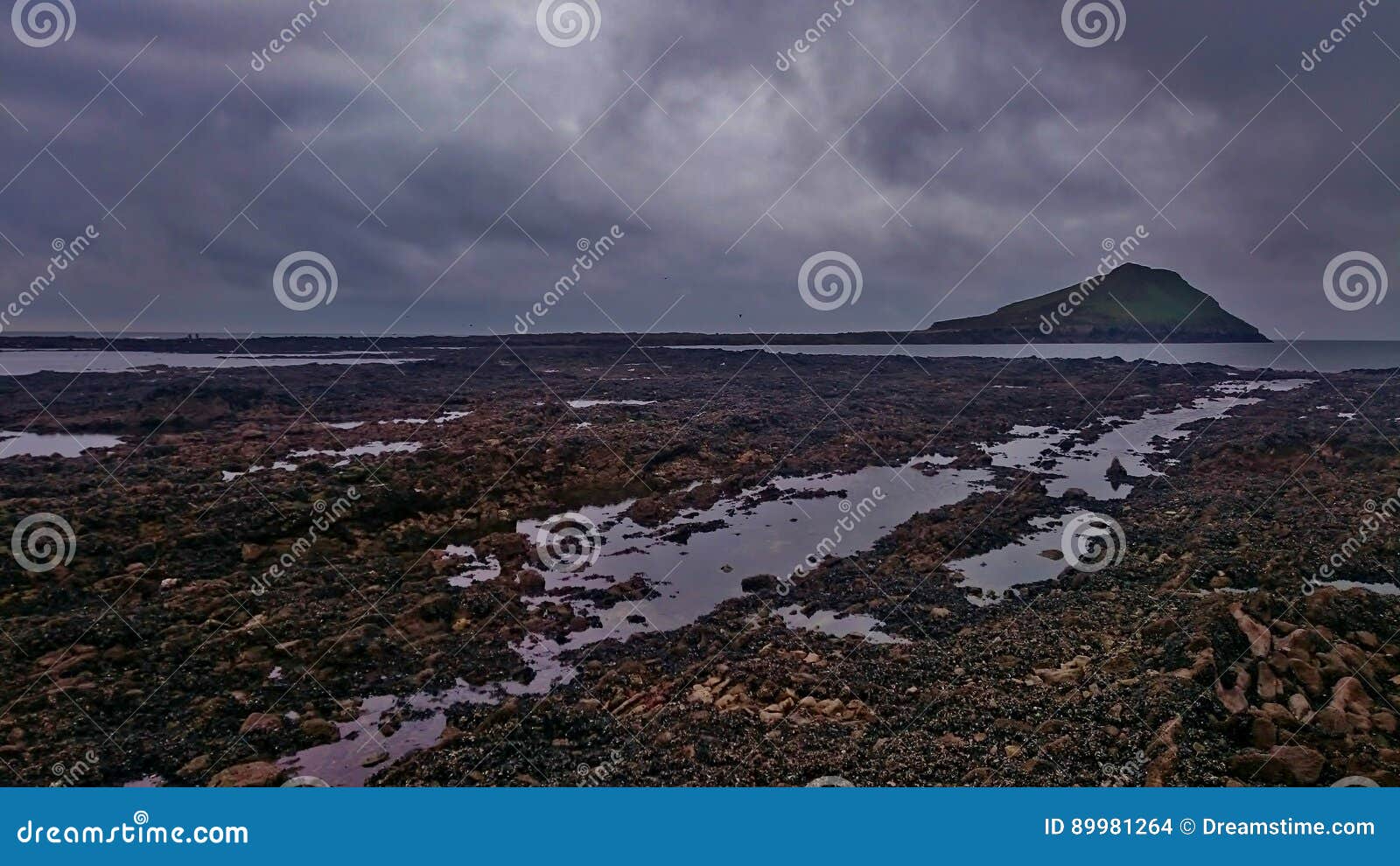 Cobbly Beach in the Gower Penninsula, Wales Stock Photo - Image of ...