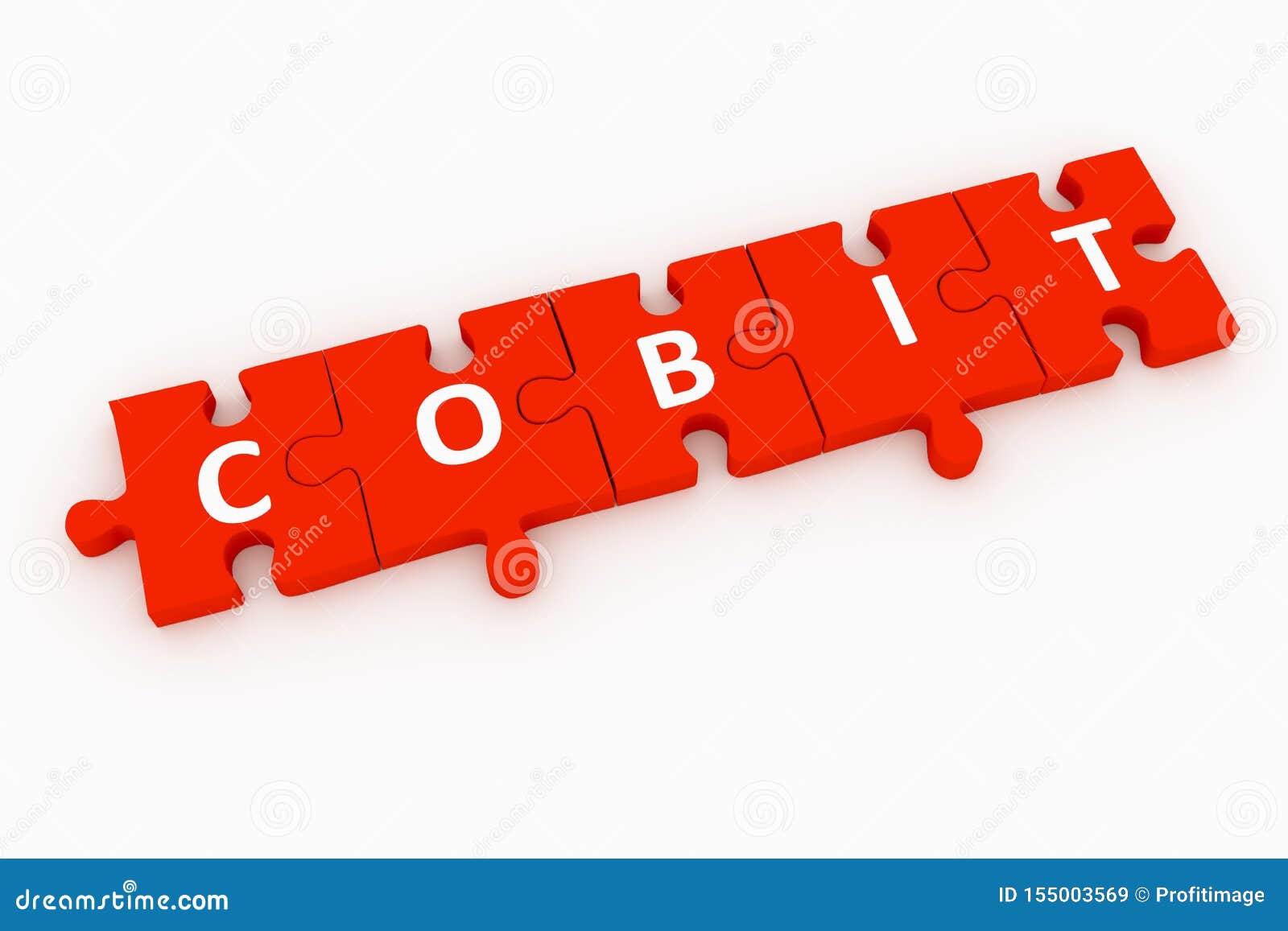COBIT Concept Blurred Background Stock Illustration | CartoonDealer.com ...