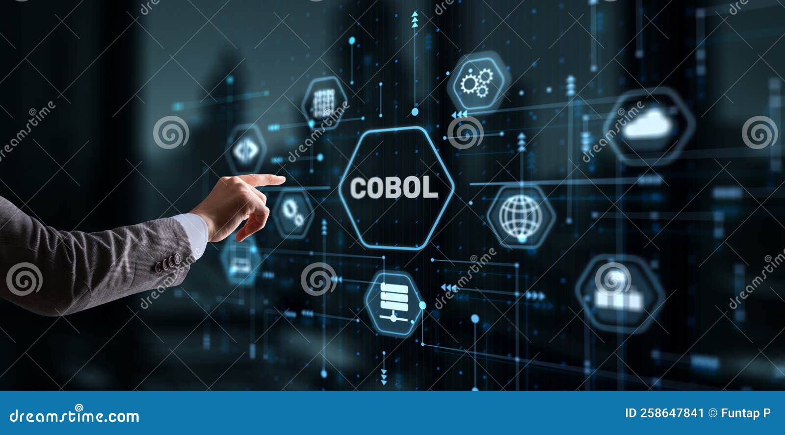 Cobol Common Business Oriented Language Stock Image Image Of