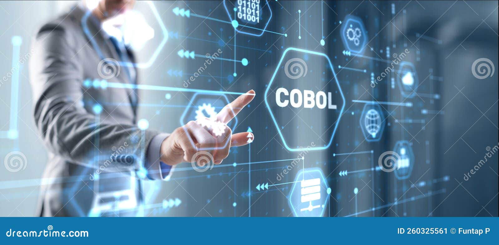 Cobol Common Business Oriented Language Stock Image Image Of
