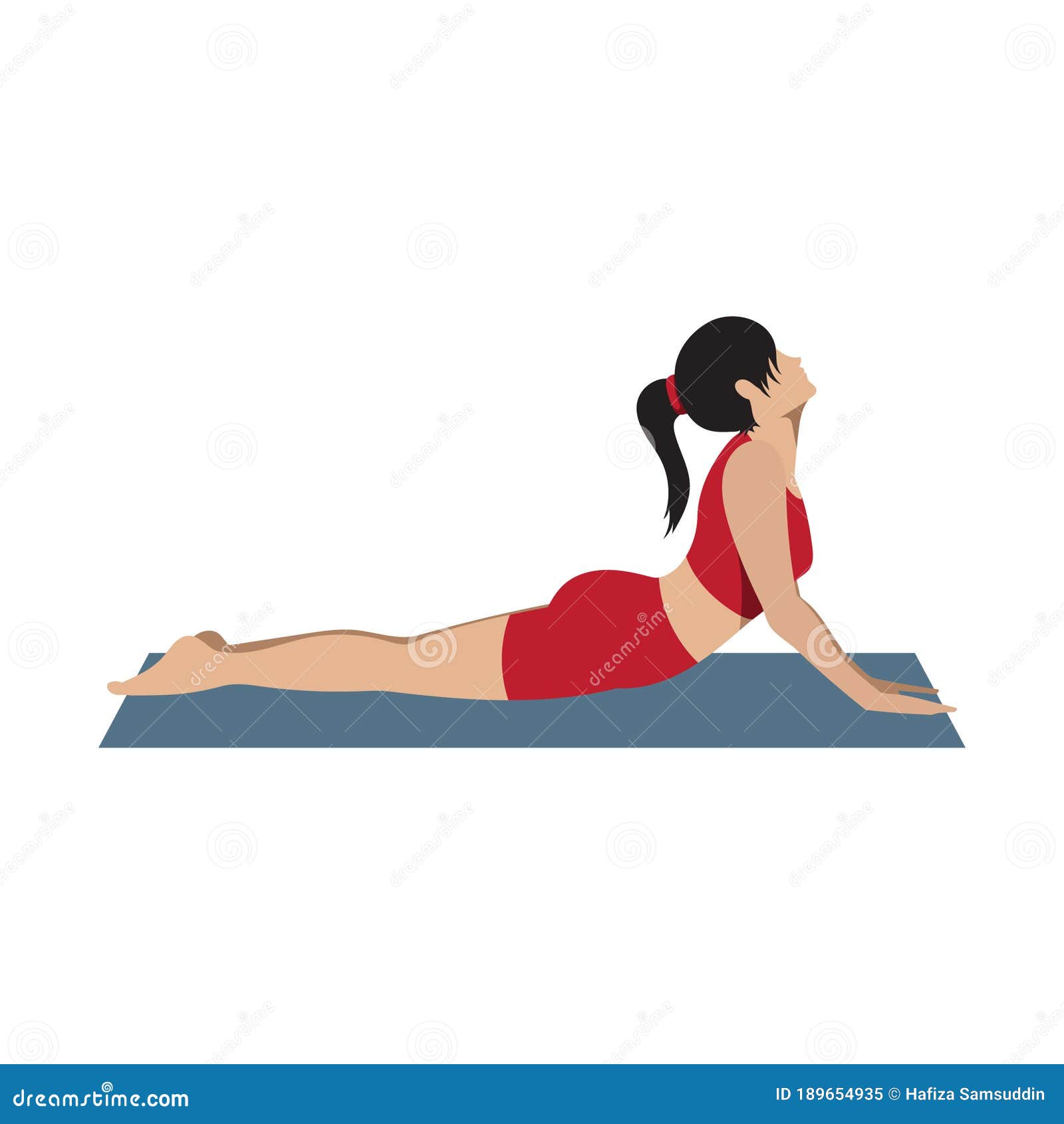 Cobra Asana. Vector Illustration Decorative Design Stock Vector ...