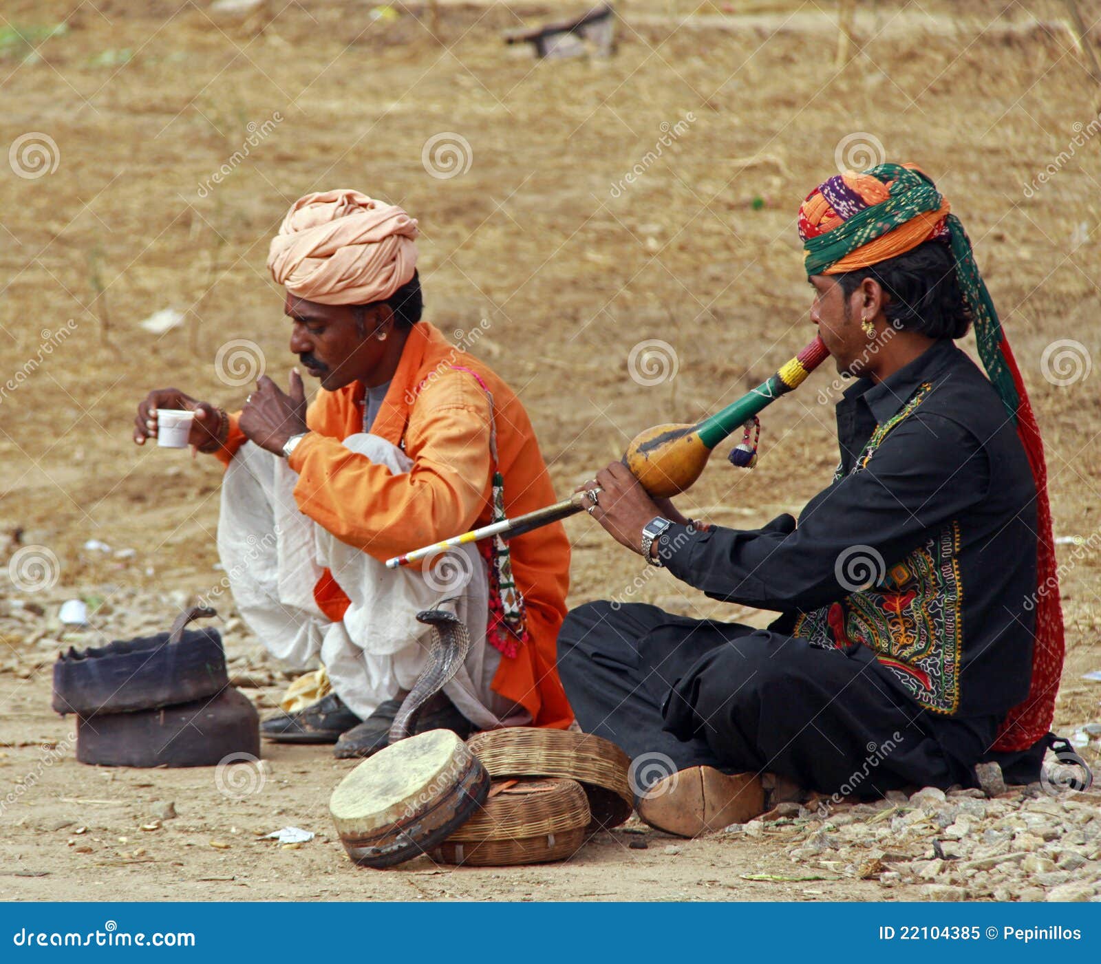 Cobra Dance editorial image. Image of turban, charmers - 22104385