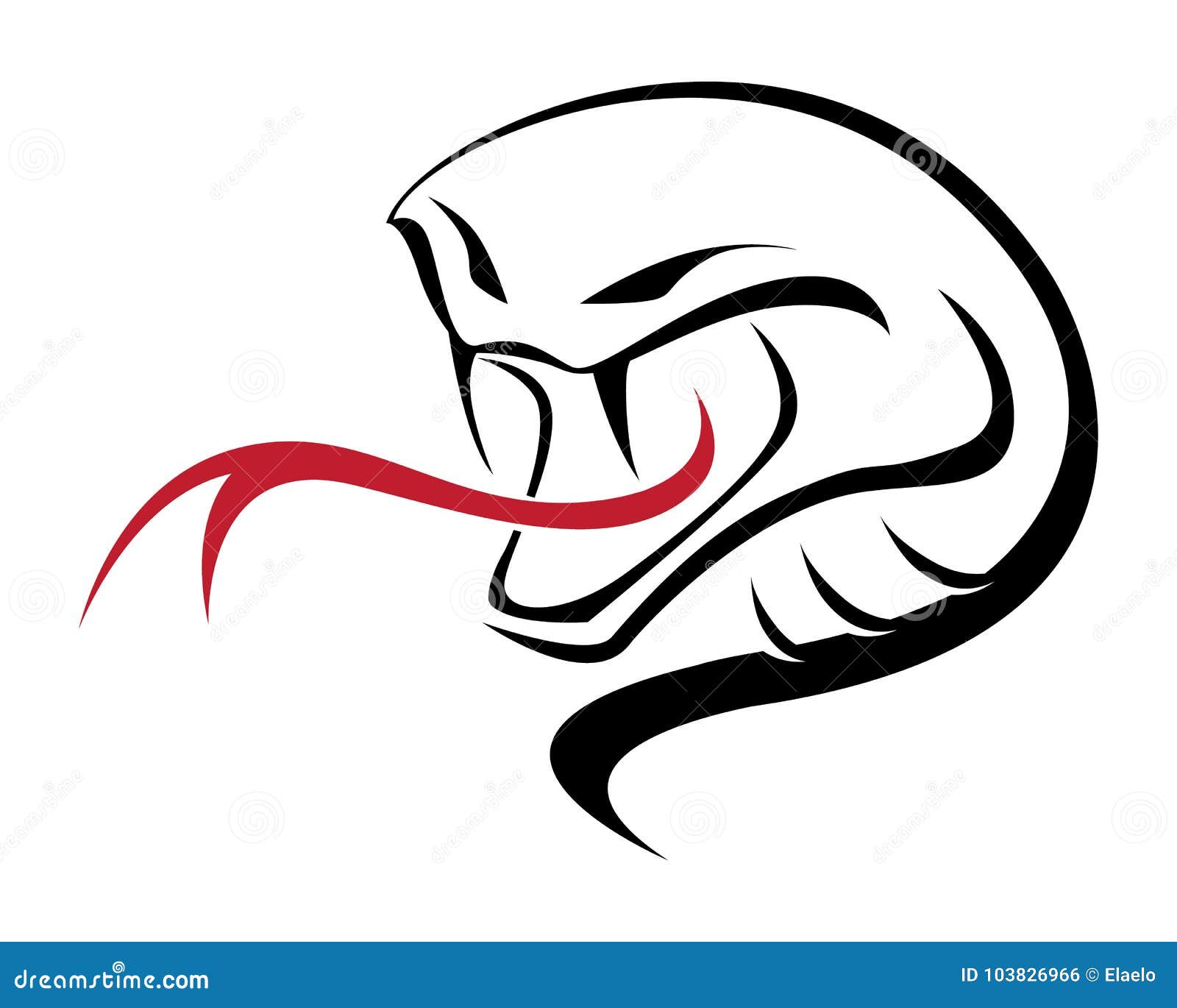 Cobra logo template stock vector. Illustration of cobra - 103826966