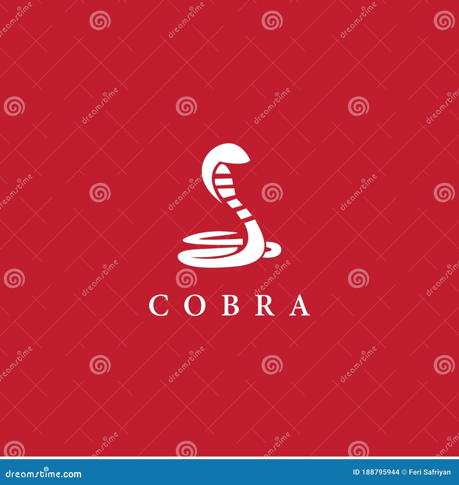 Cobra logo template stock vector. Illustration of vector - 188795944