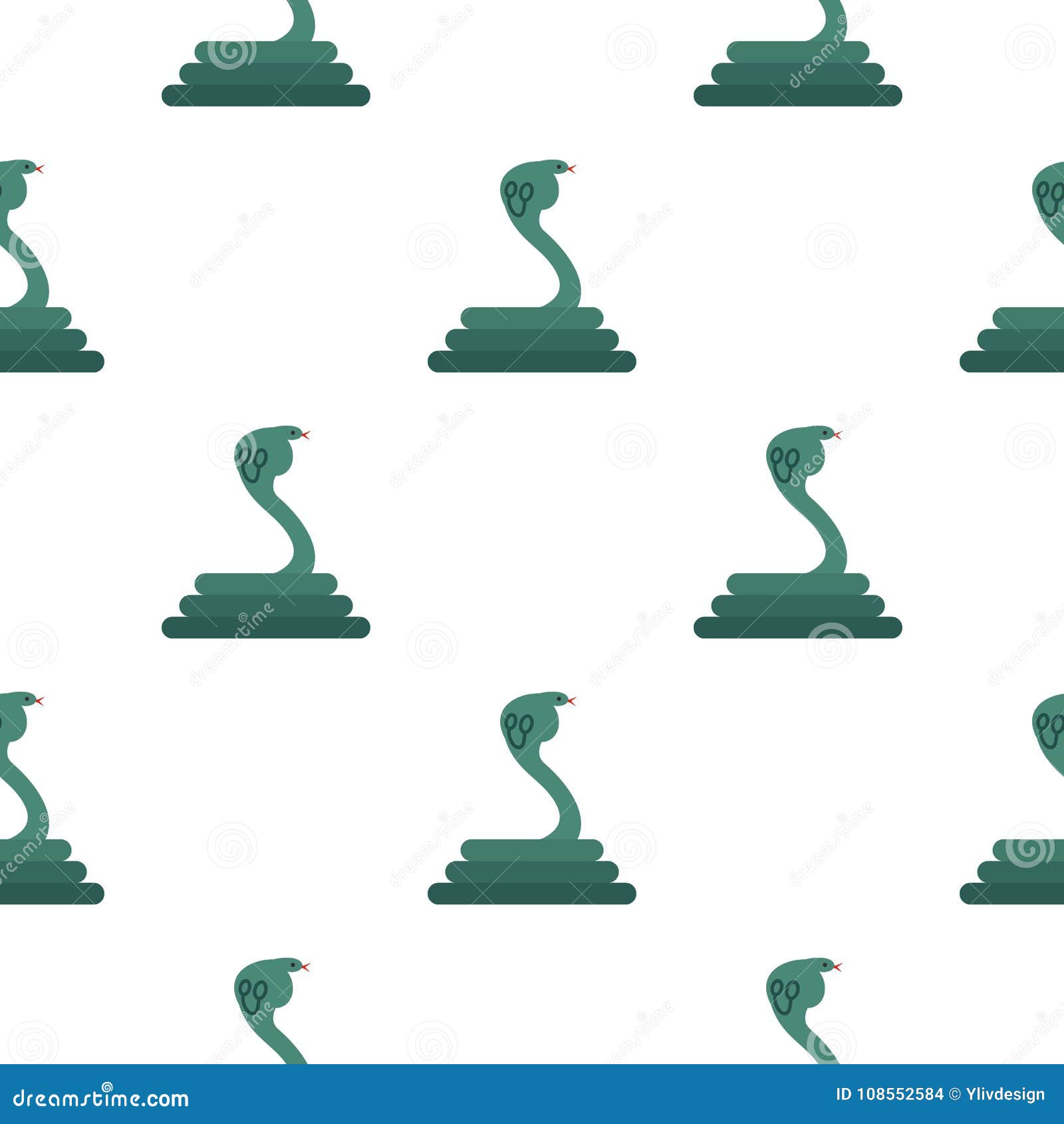 Cobra pattern seamless stock vector. Illustration of seamless - 108552584