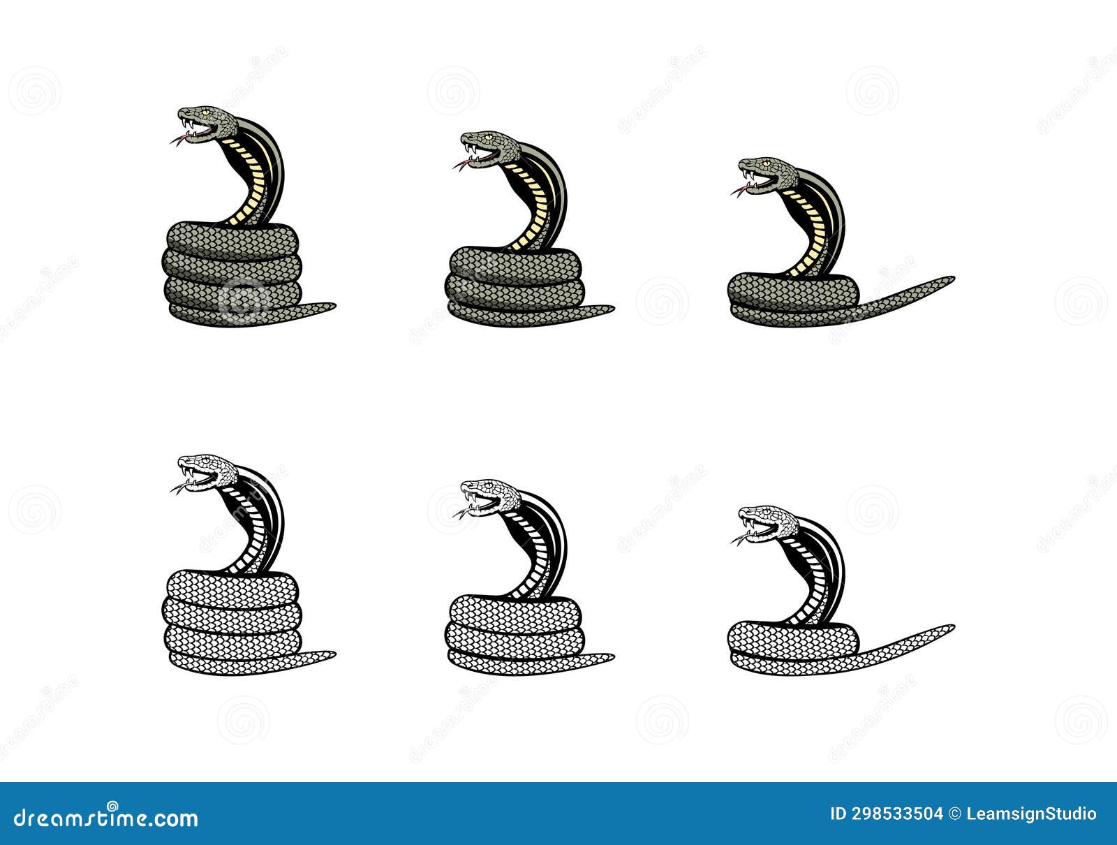 Cobra Snake Design Illustration Stock Vector - Illustration of ...