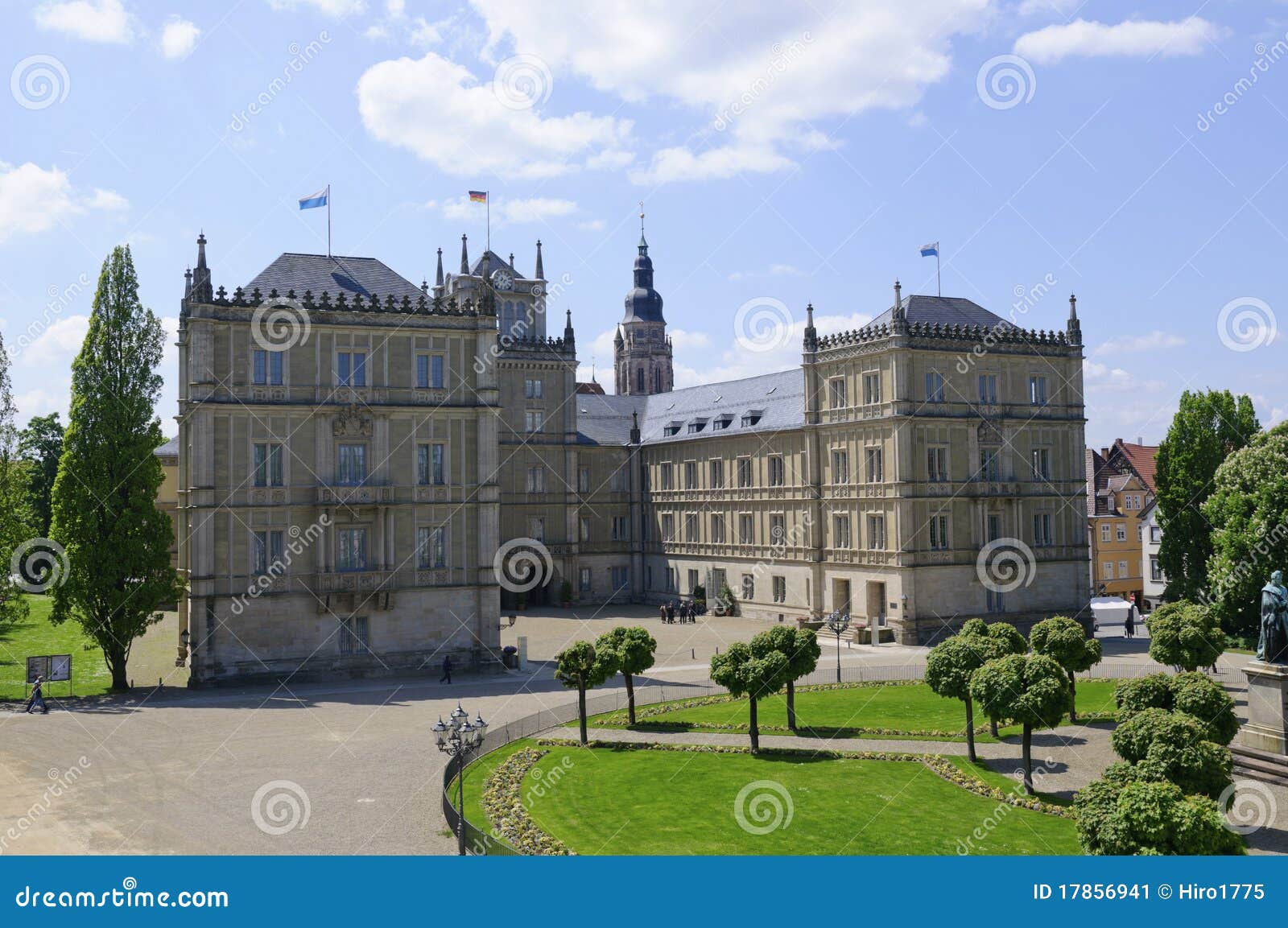 Coburg, Germany stock image. Image of baroque, blue, deutschland - 17856941