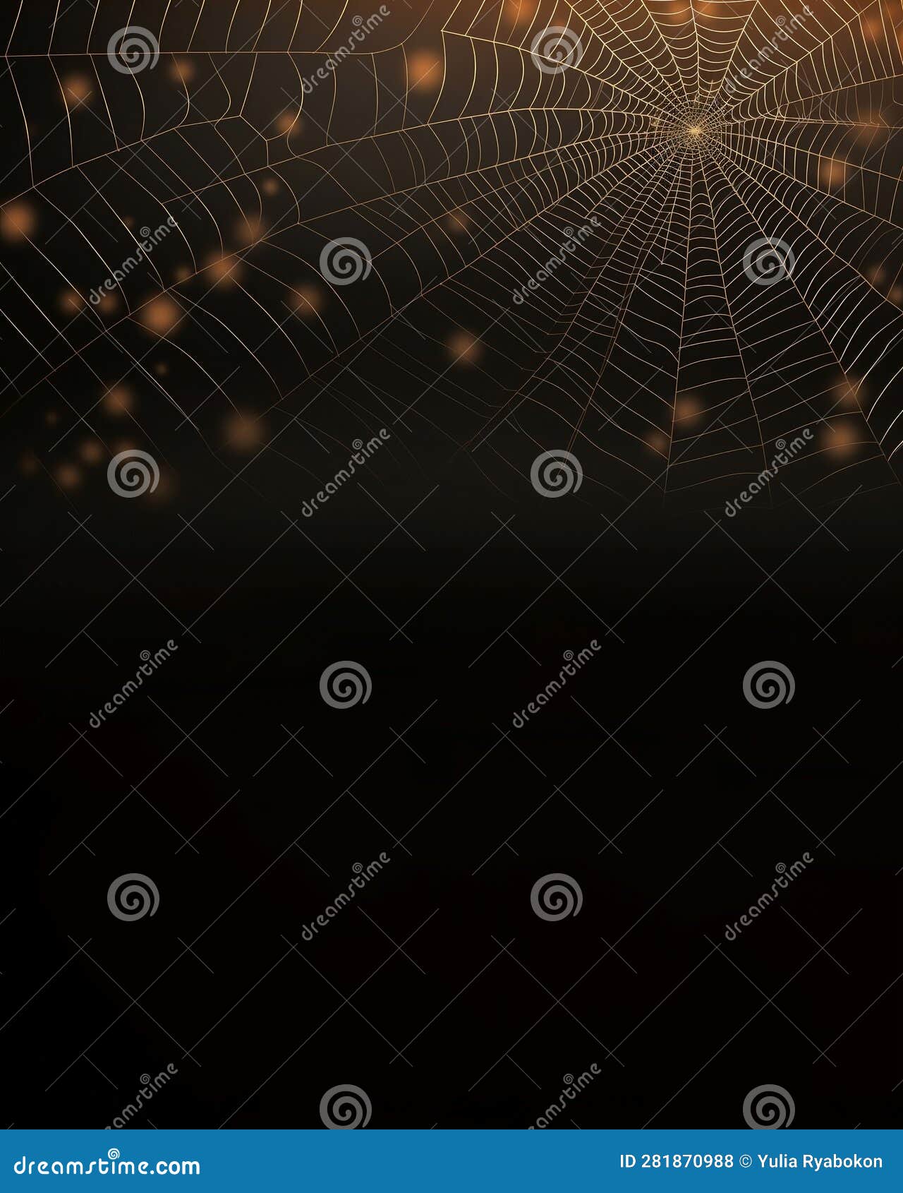 Cobweb banner. Generate Ai stock illustration. Illustration of concept ...