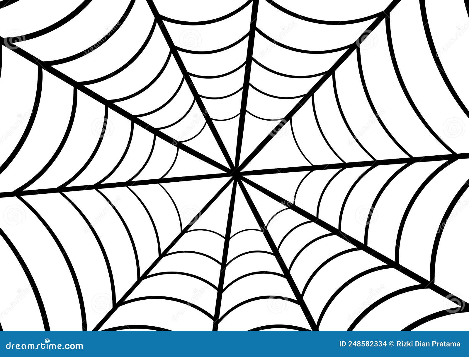 Cobweb Hand Drawn Illustration 2 Stock Vector - Illustration of black ...