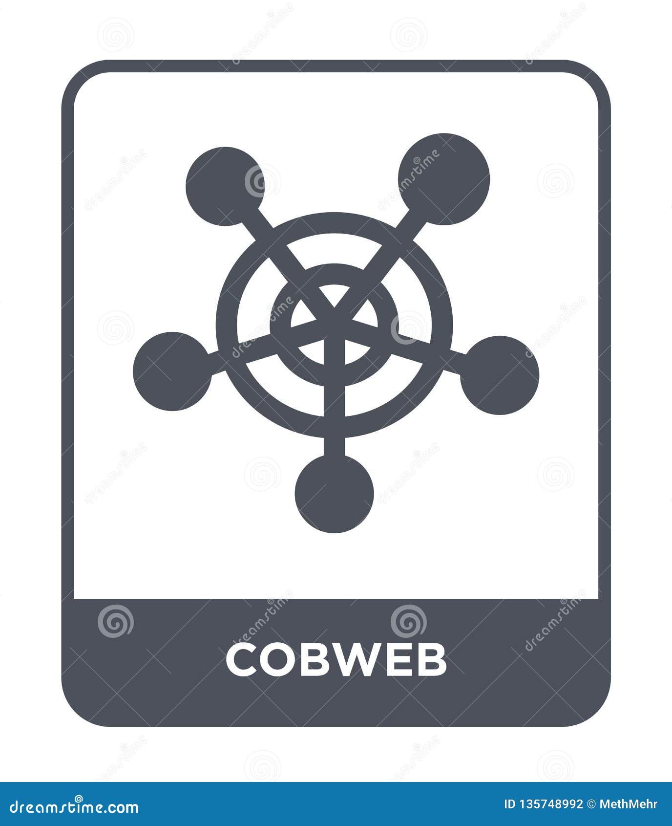 Cobweb Icon in Trendy Design Style. Cobweb Icon Isolated on White ... Cobweb Icon in Trendy Design Style. Cobweb Icon Isolated on White ...
